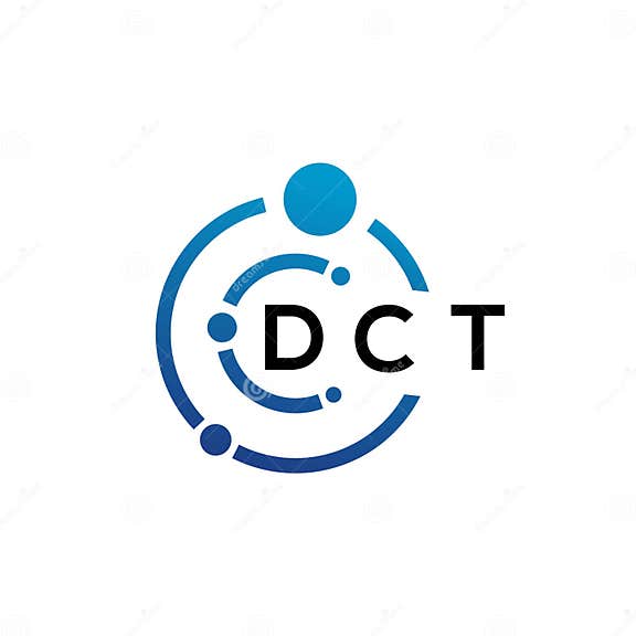 DCT Letter Logo Design on White Background. DCT Creative Initials ...