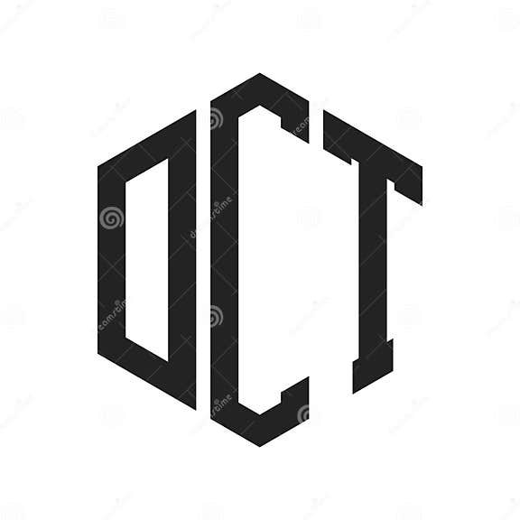 DCT Logo Design. Initial Letter DCT Monogram Logo Using Hexagon Shape ...