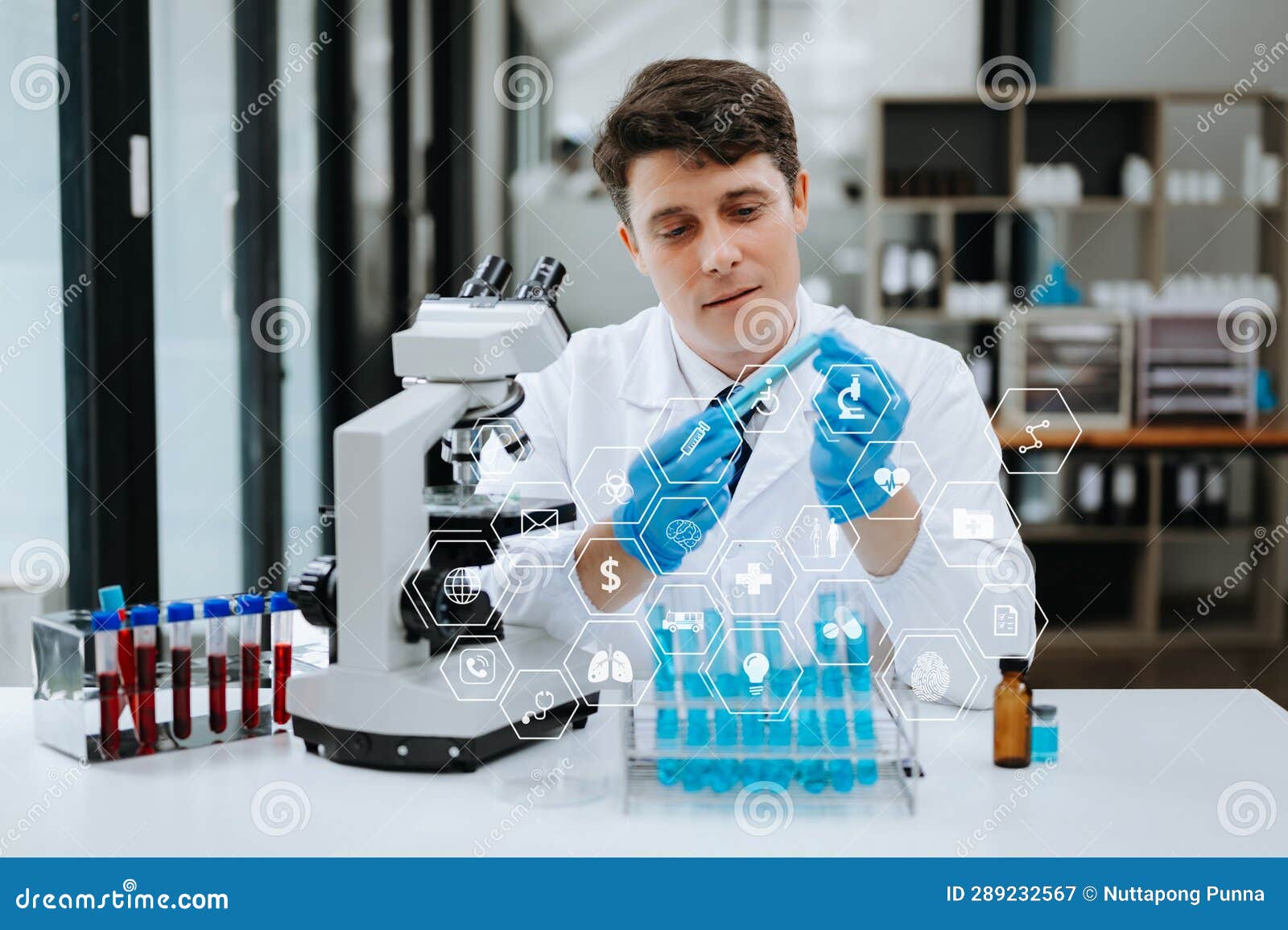 Dctor Work on Digital Tablet Healthcare Doctor Technology Tablet Using ...