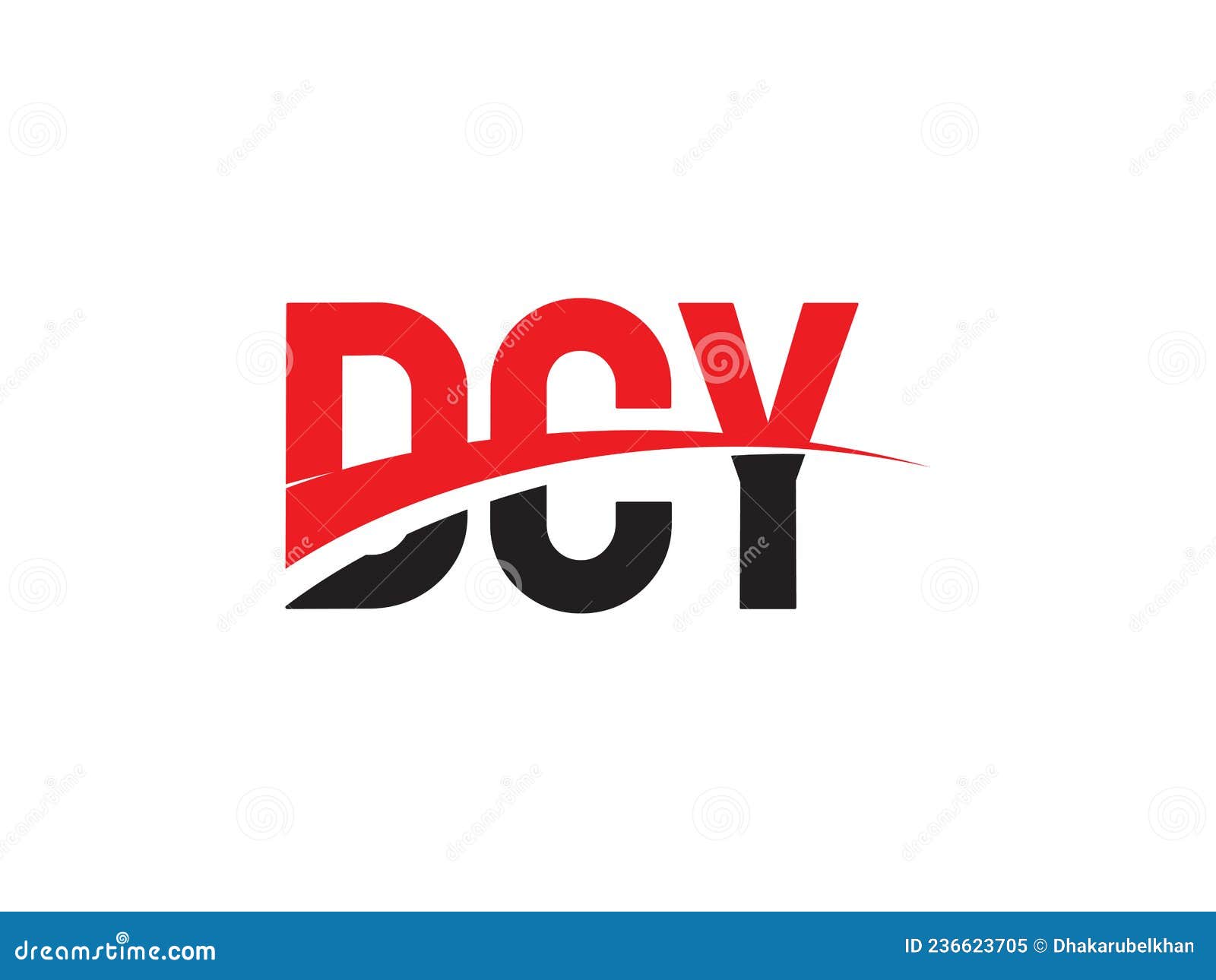DCY Letter Initial Logo Design Vector Illustration Stock Vector ...
