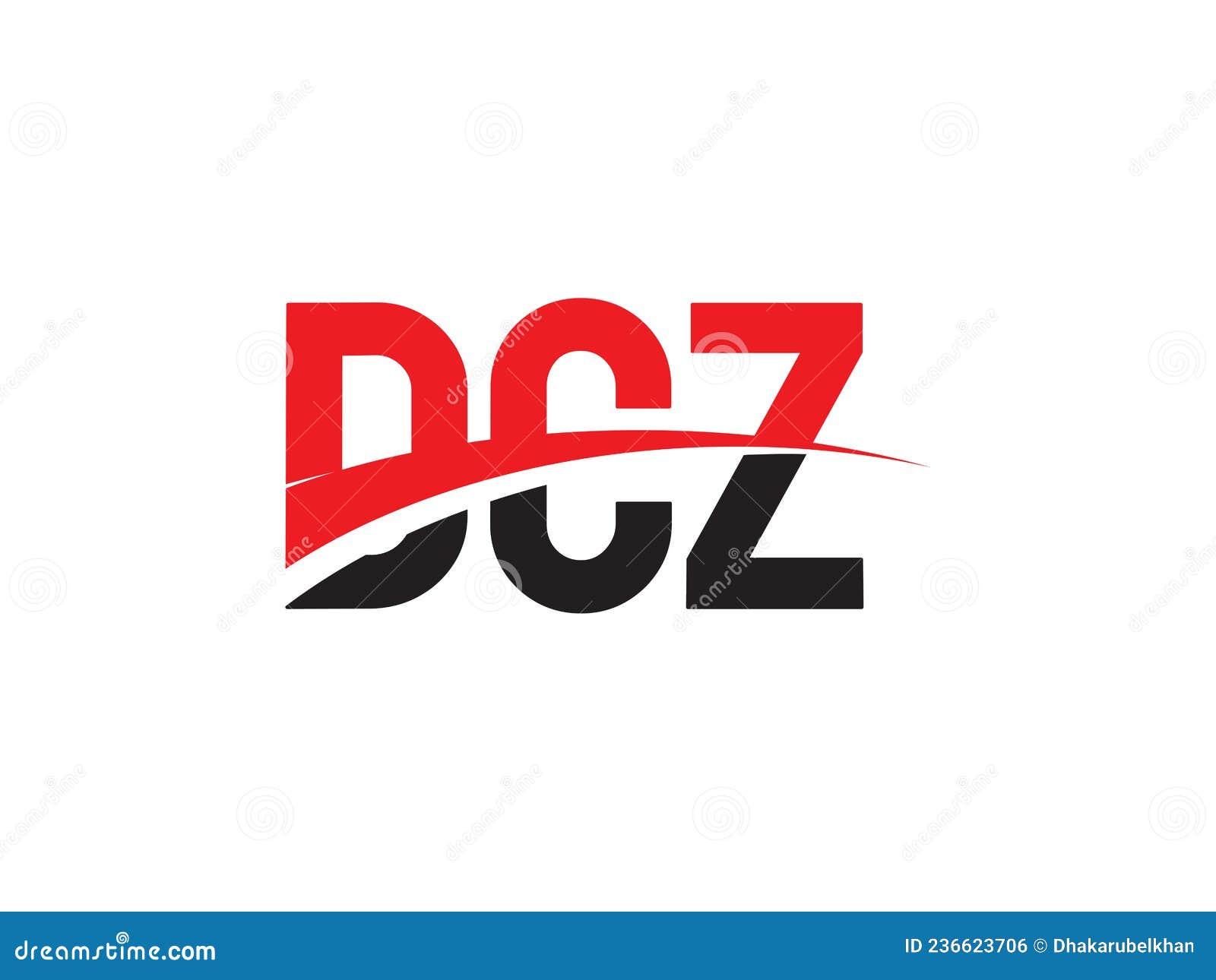 DCZ Letter Initial Logo Design Vector Illustration Stock Vector ...