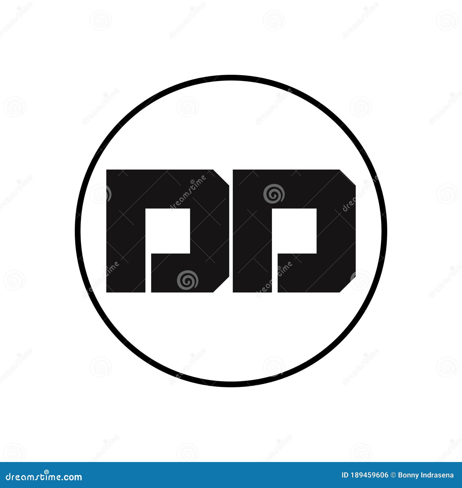 DD Letter Logo Design with Simple Style Stock Vector - Illustration of ...