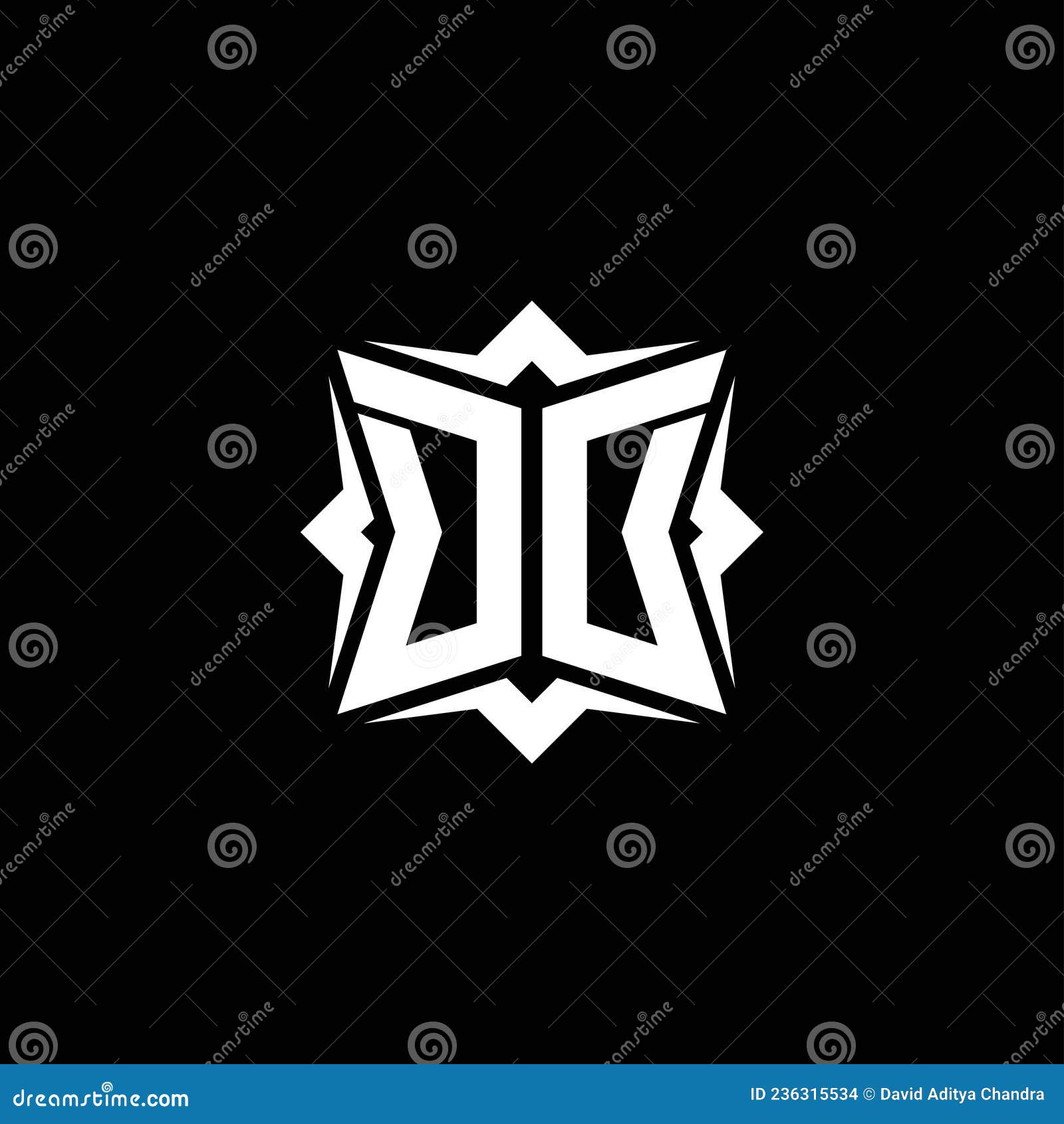 DD Logo Monogram Geometric Modern Design Stock Vector - Illustration of ...