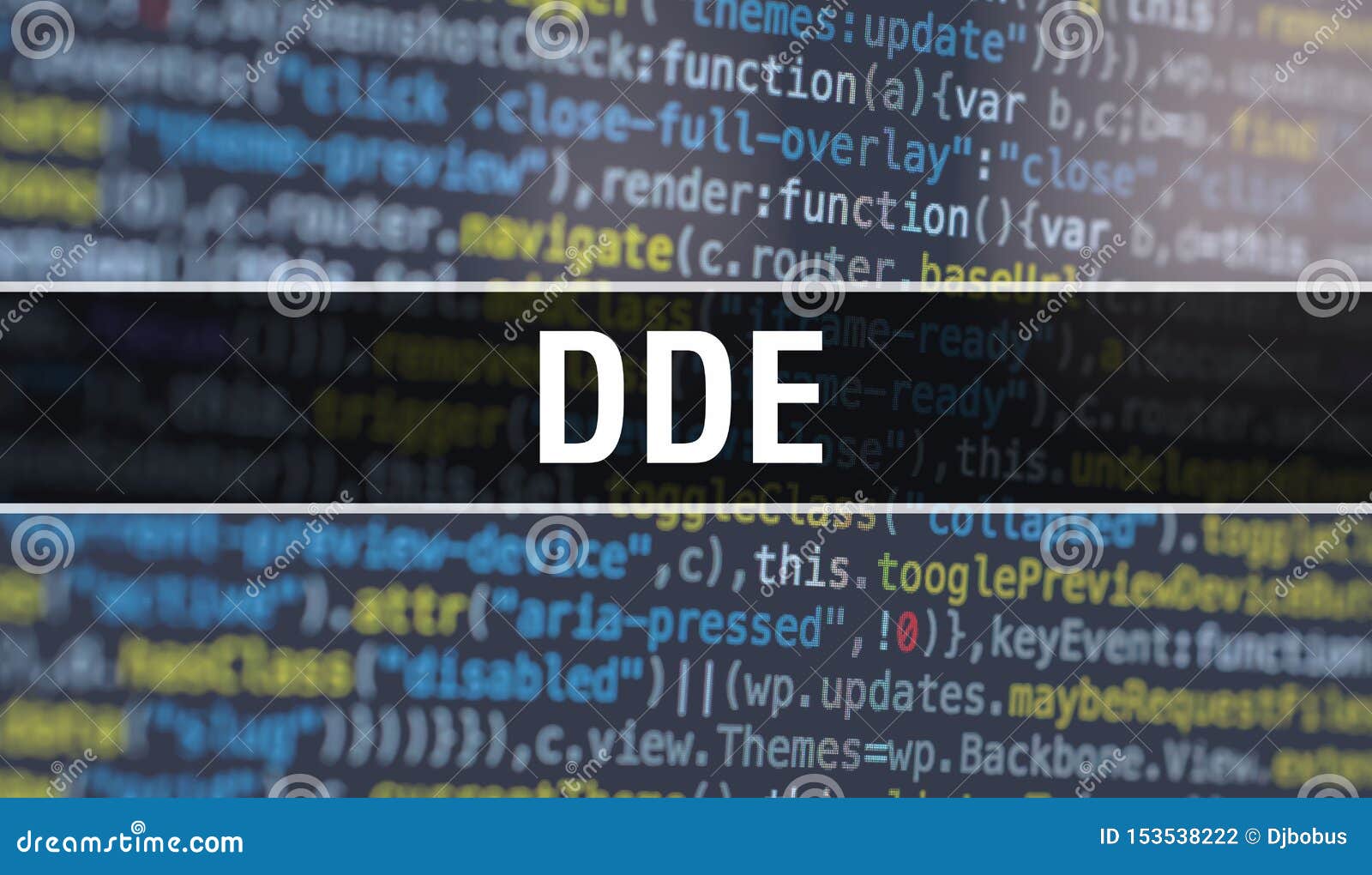 DDE with Abstract Technology Binary Code Background.Digital Binary Data and Secure Data Concept ...