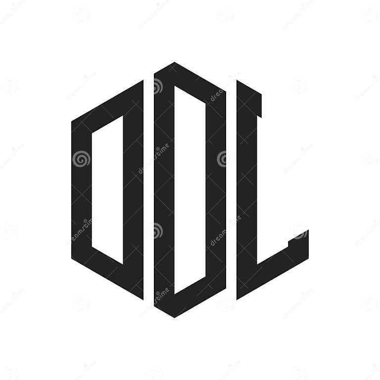DDL Logo Design. Initial Letter DDL Monogram Logo Using Hexagon Shape ...