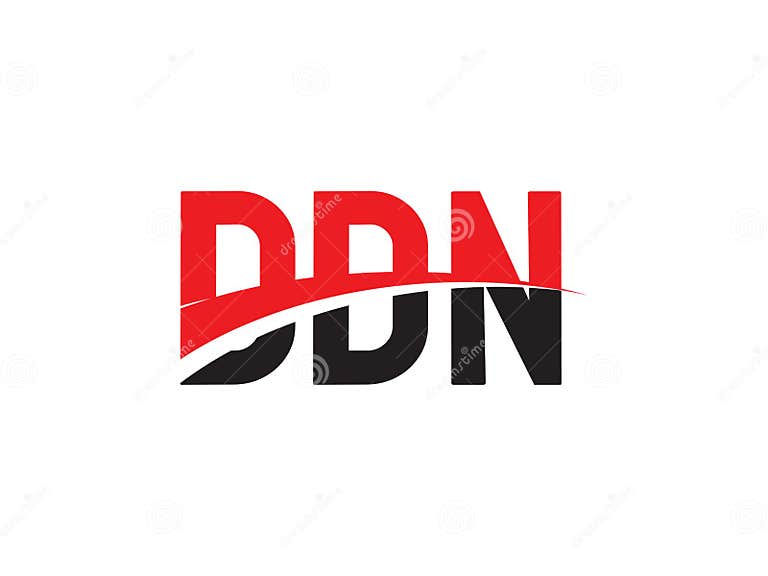 DDN Letter Initial Logo Design Vector Illustration Stock Vector ...