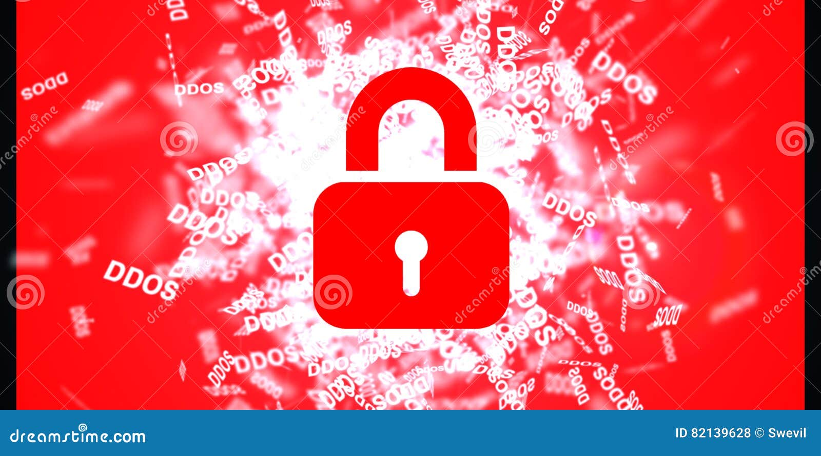 DDOS Attack, Infection Trojan, Virus Attacks. Data Protection. Stock ...