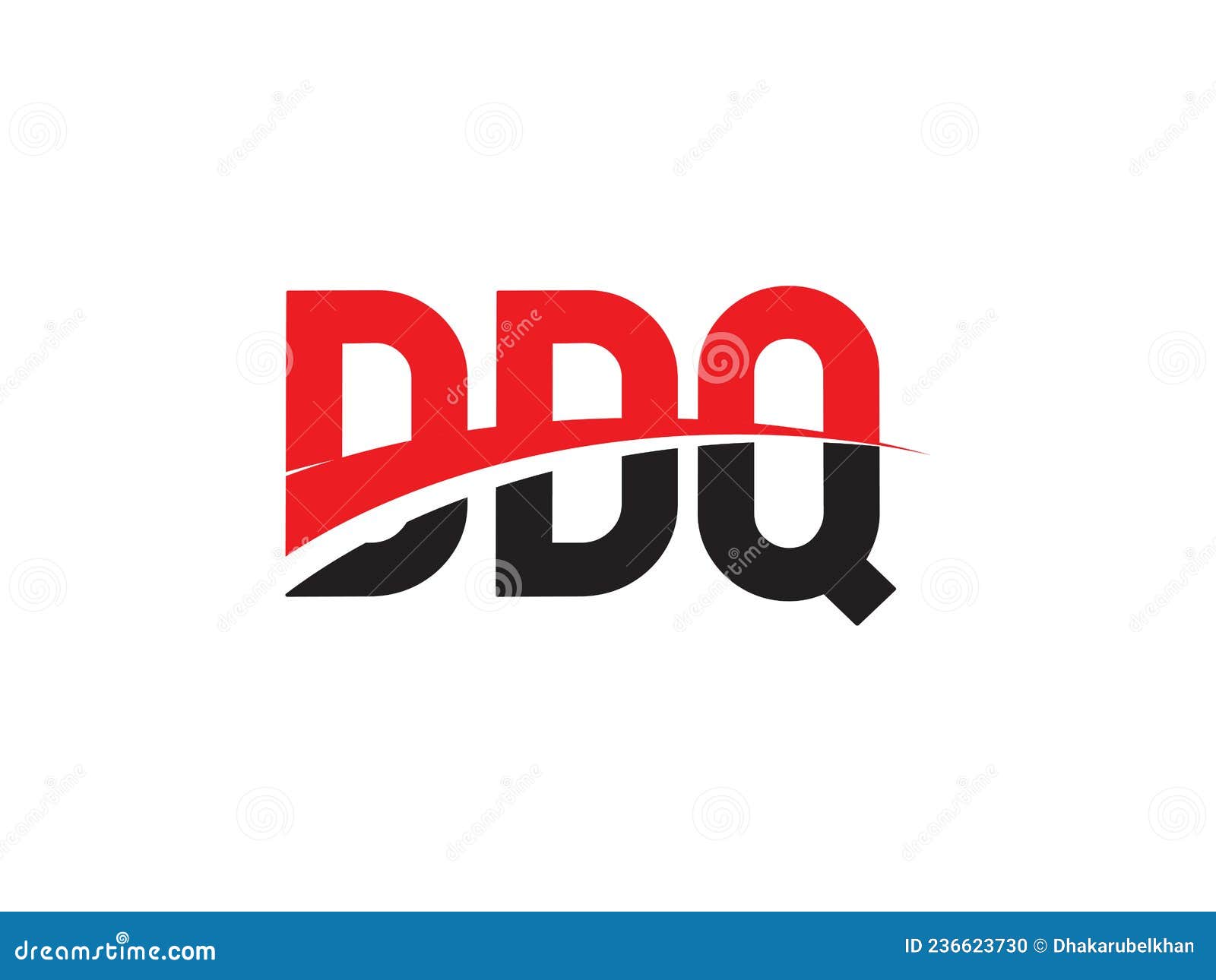 DDQ Letter Initial Logo Design Vector Illustration Stock Vector ...