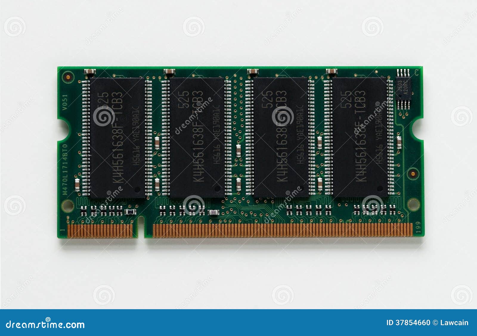 DDR 1 GB Memory Circuit stock photo. Image of network - 37854660