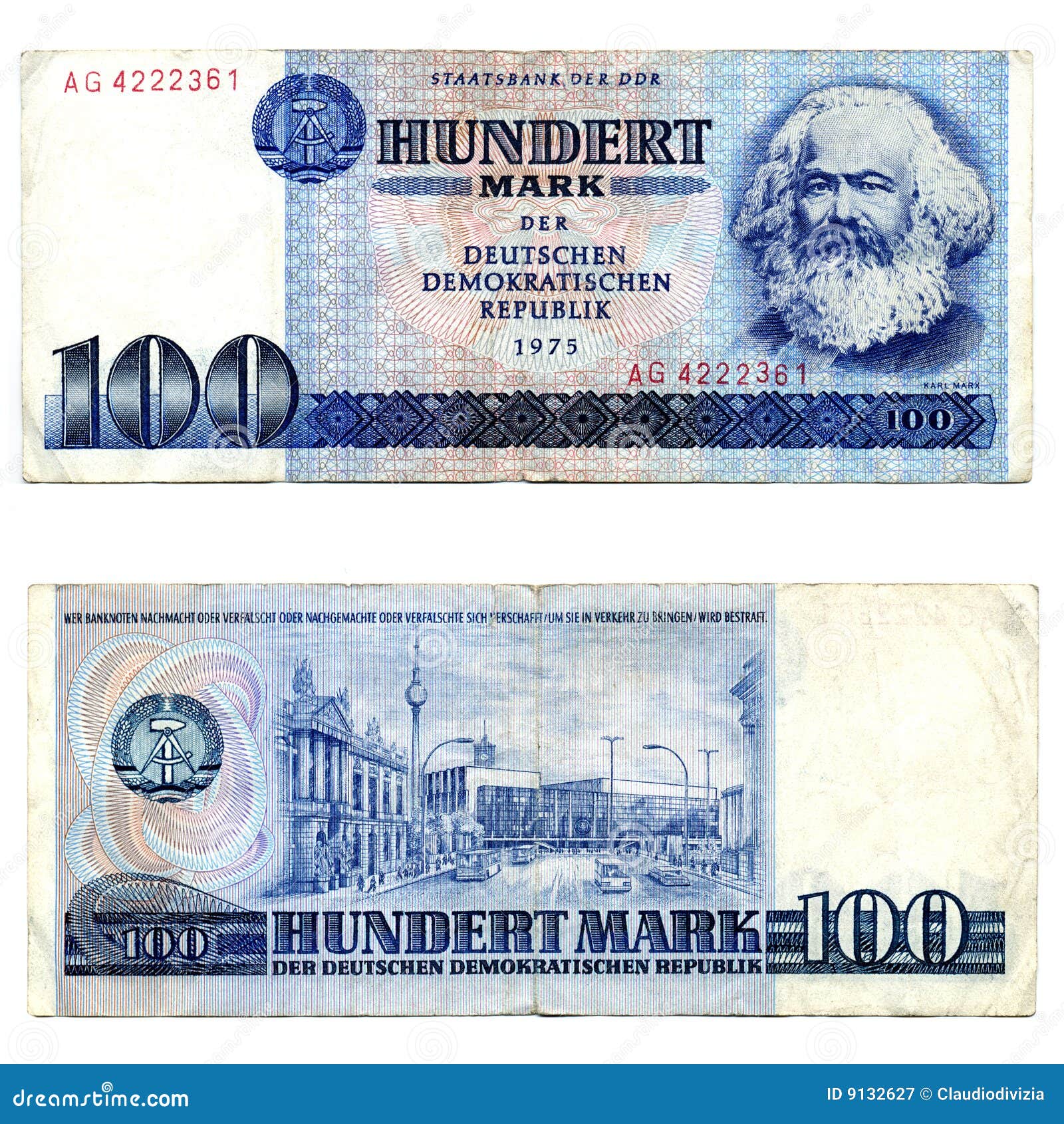 DDR banknote stock image. Image of democ, change, republic - 9132627