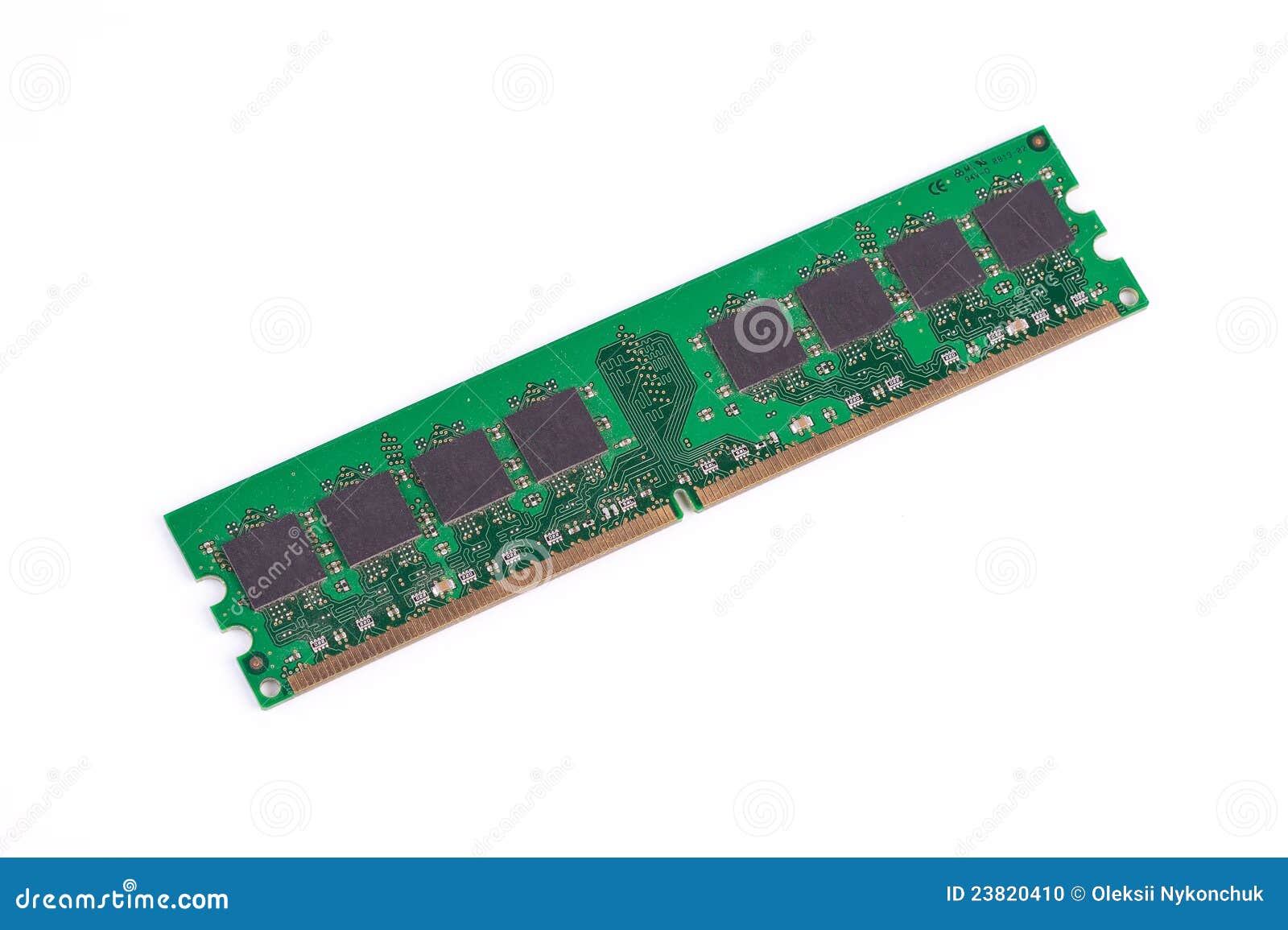 DDR memory stock photo. Image of object, internal, green - 23820410