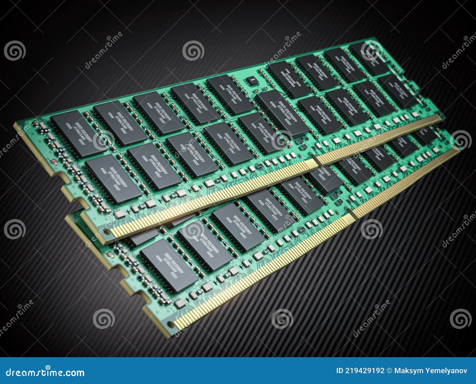 DDR Ram Computer Memory Modules on Black Background Stock Illustration ... DDR Ram Computer Memory Modules on Black Background Stock Illustration ...