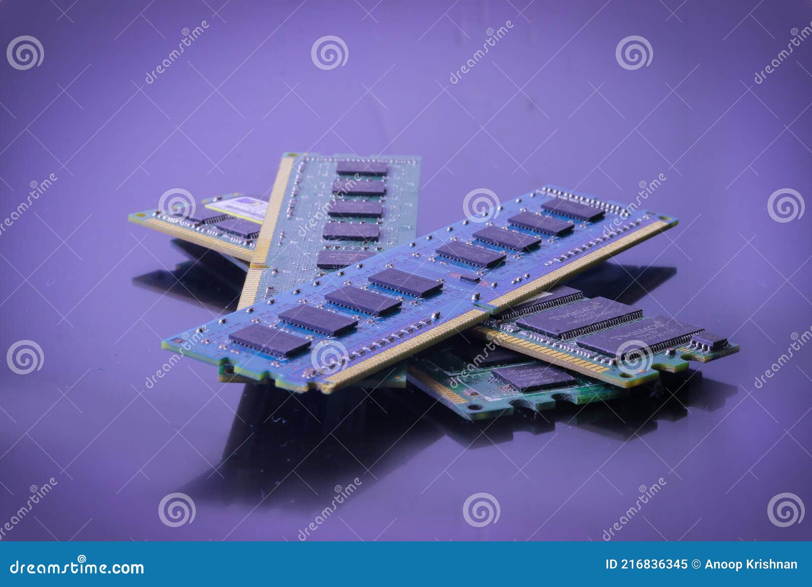 DDR ram stock image. Image of microchip, datum, circuit - 216836345
