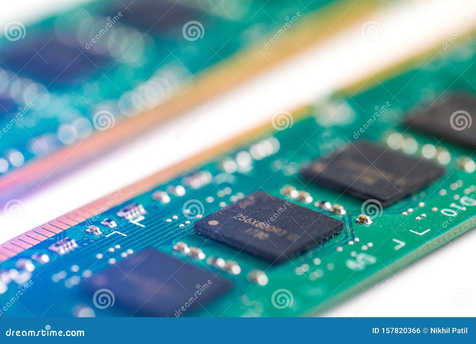 Ddr Ram Memory Isolated on White Background Stock Photo - Image of ...
