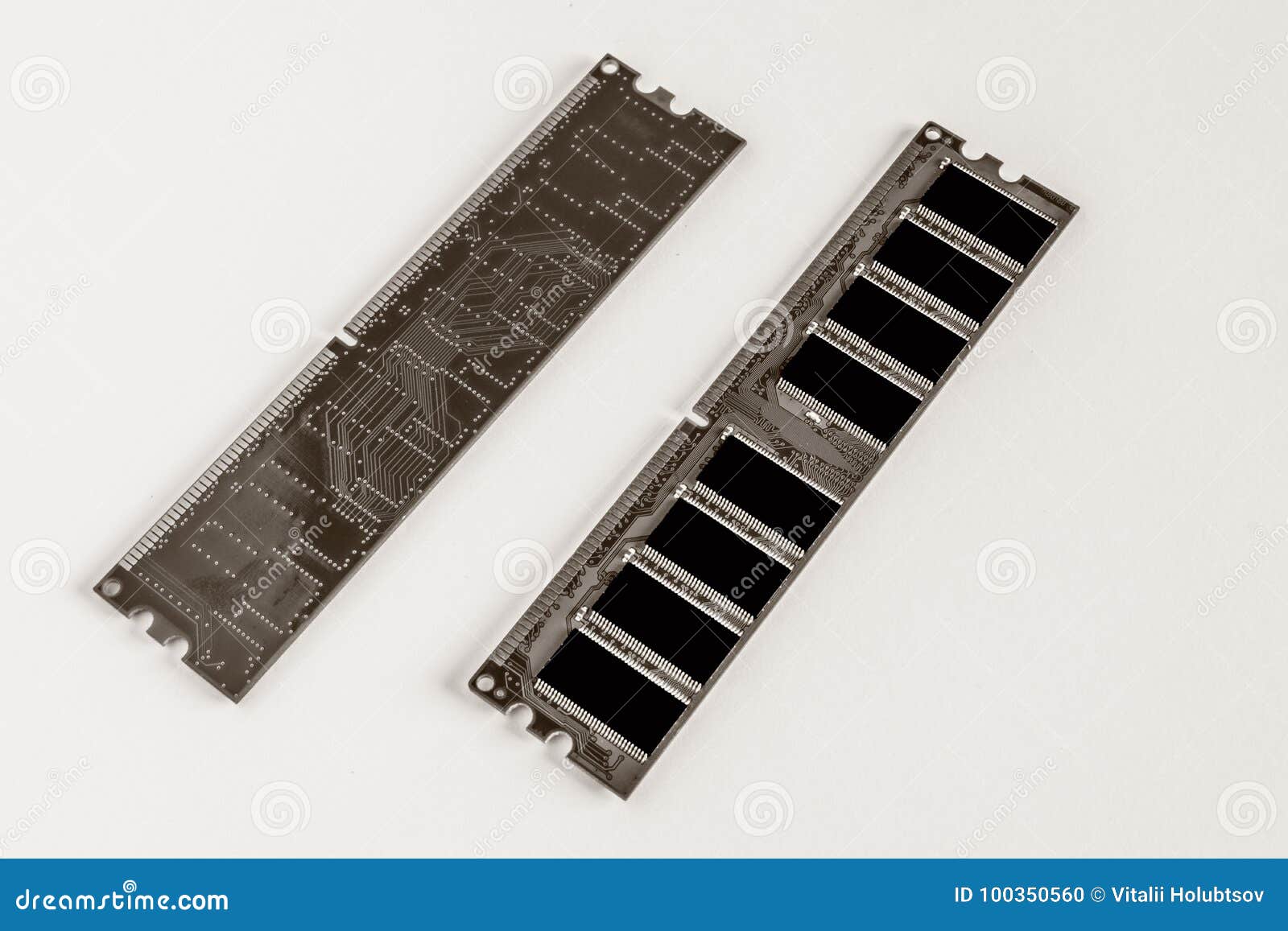 DDR RAM memory module stock photo. Image of board, microchip - 100350560