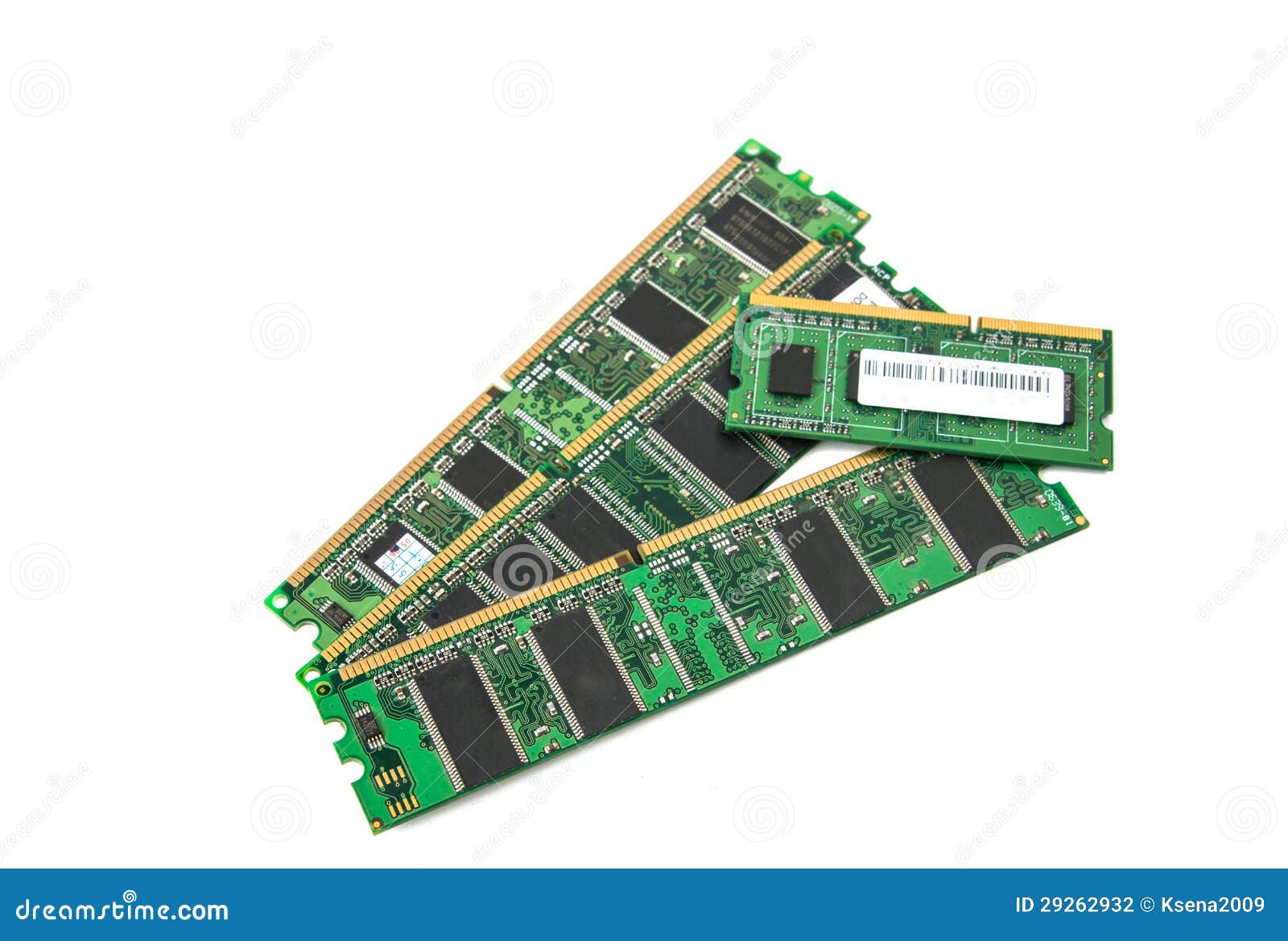 DDR RAM stick isolated stock photo. Image of computer - 29262932