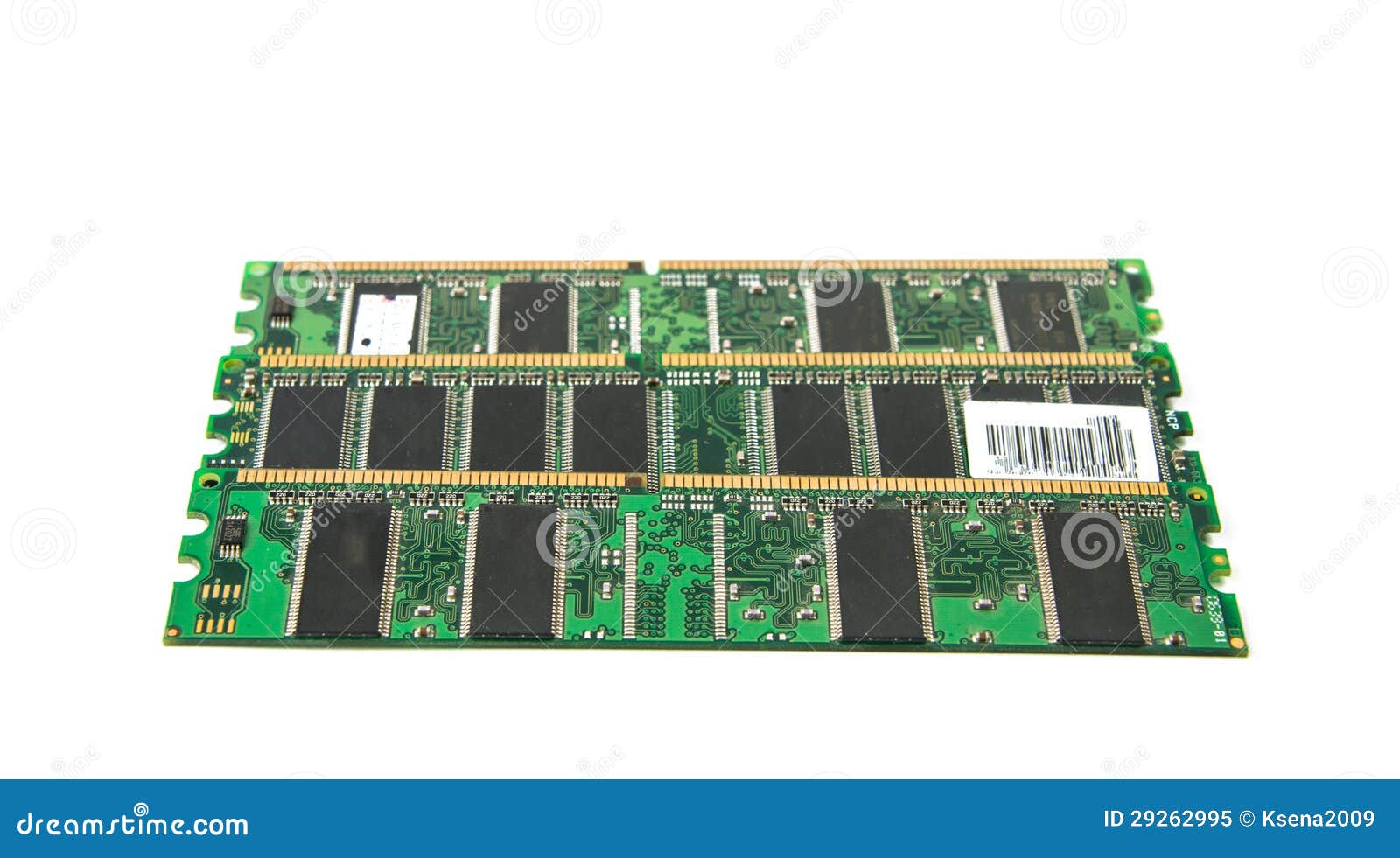 DDR RAM stick isolated stock image. Image of internal - 29262995