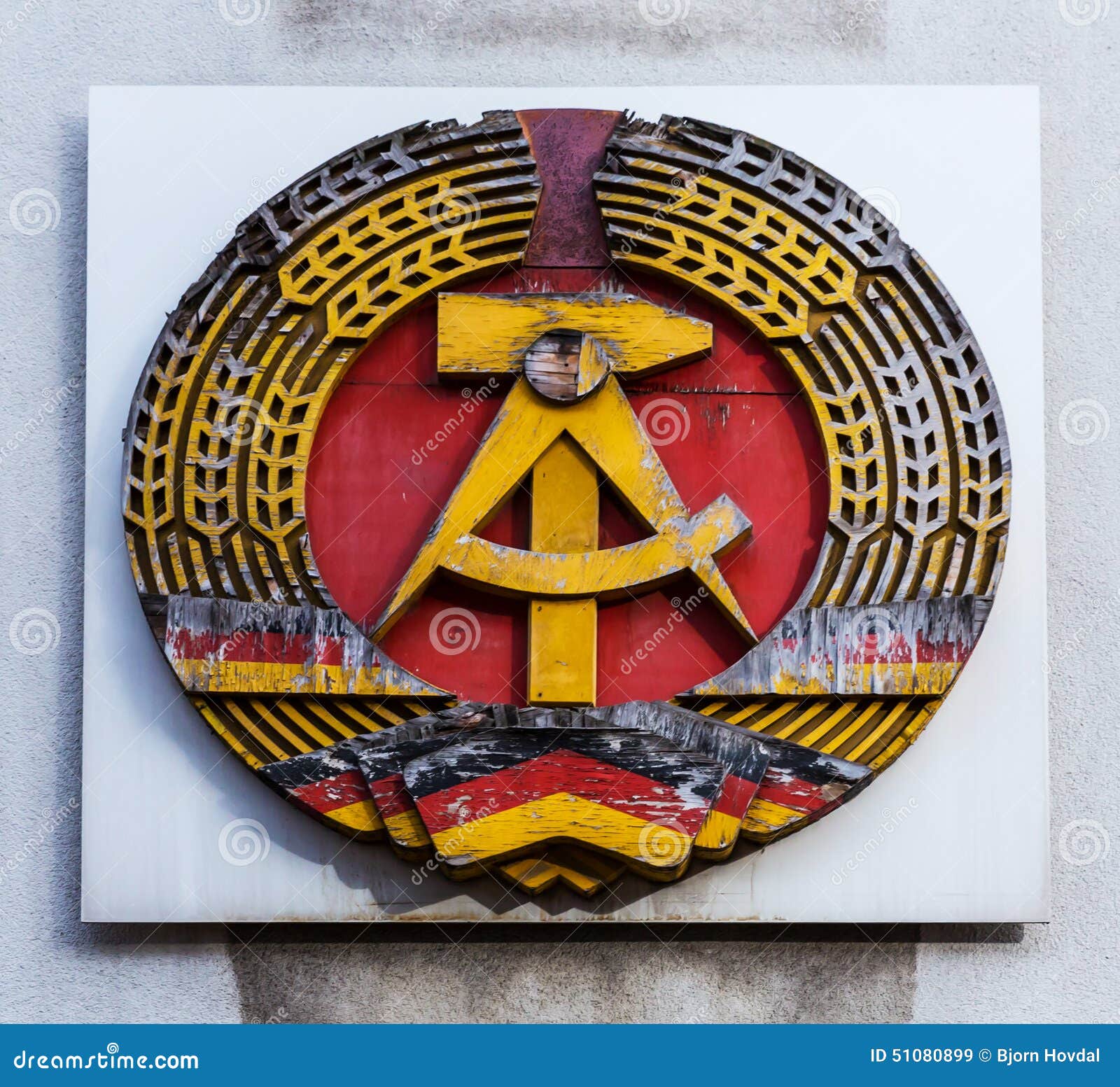 DDR sign stock image. Image of berlin, nation, hammer - 51080899