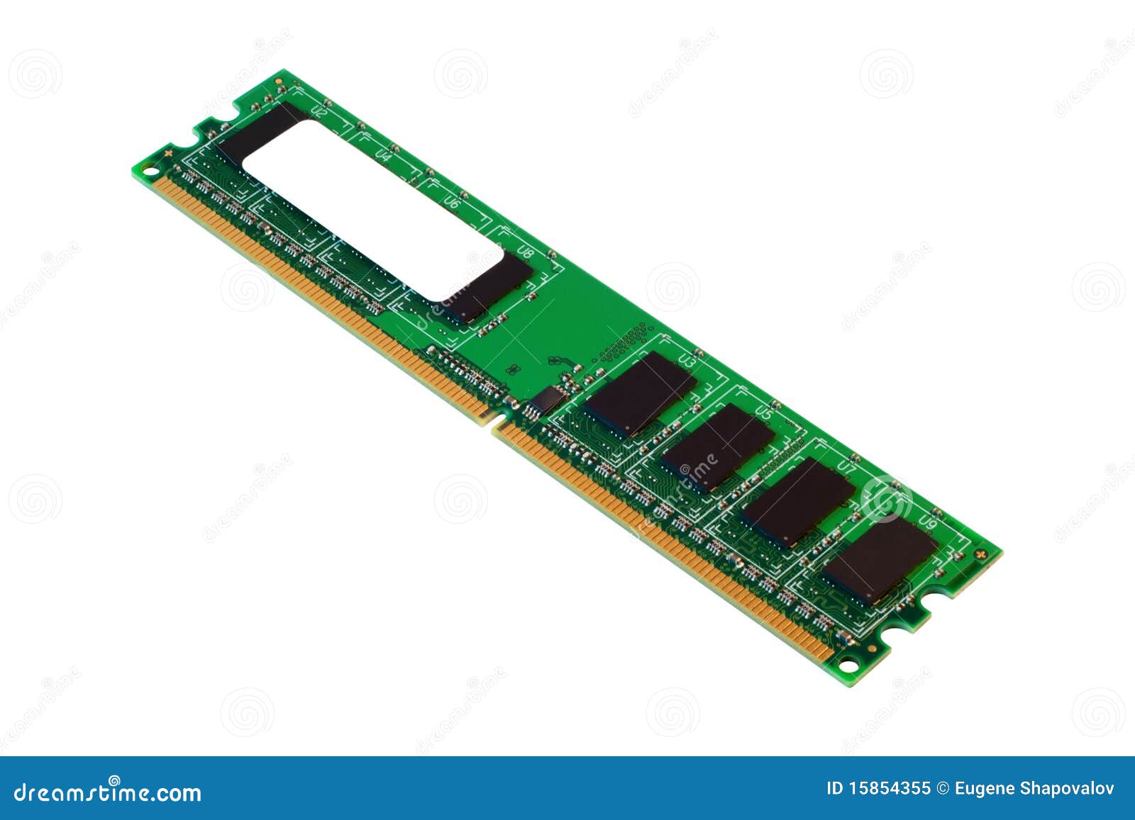 RAM Memory Module In Hand. Motherboard And Hard Disk In Background ...