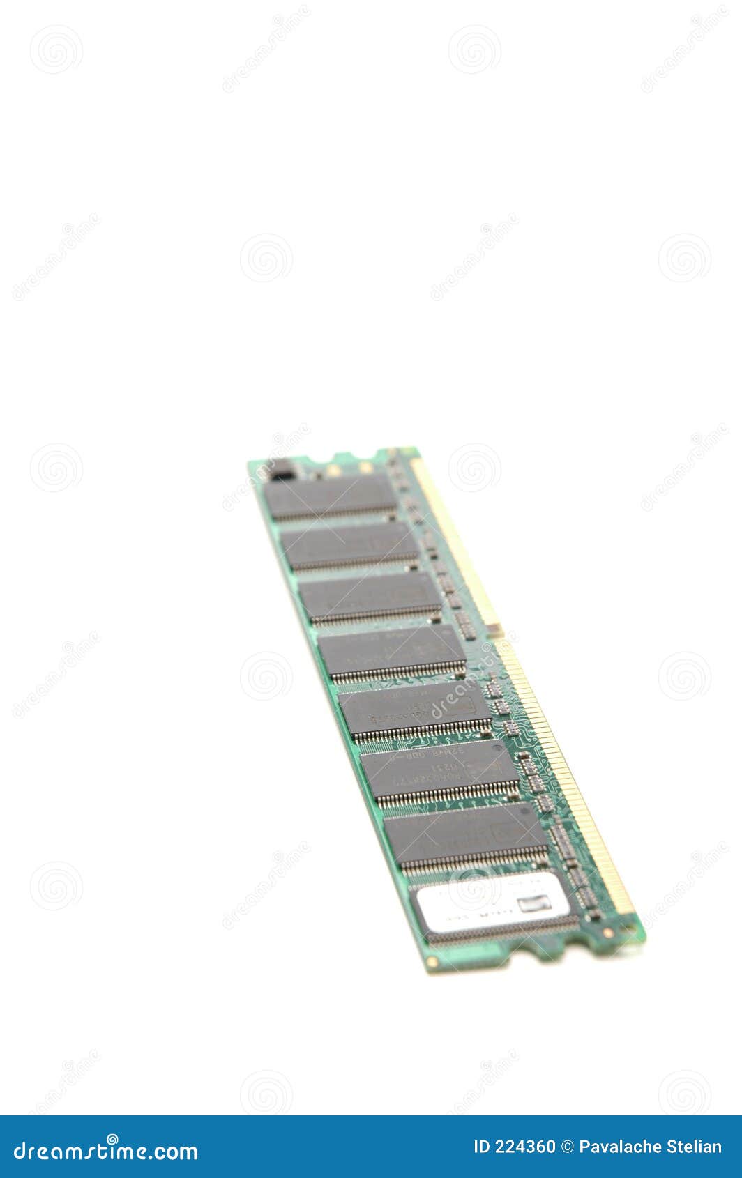 RAM Memory Module In Hand. Motherboard And Hard Disk In Background ...