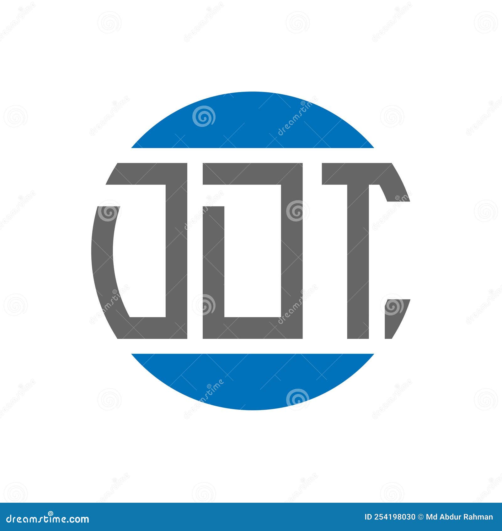 DDT Letter Logo Design On White Background. DDT Creative Initials ...