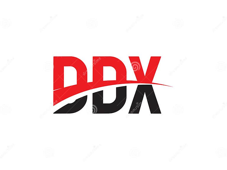 DDX Letter Initial Logo Design Vector Illustration Stock Vector ...