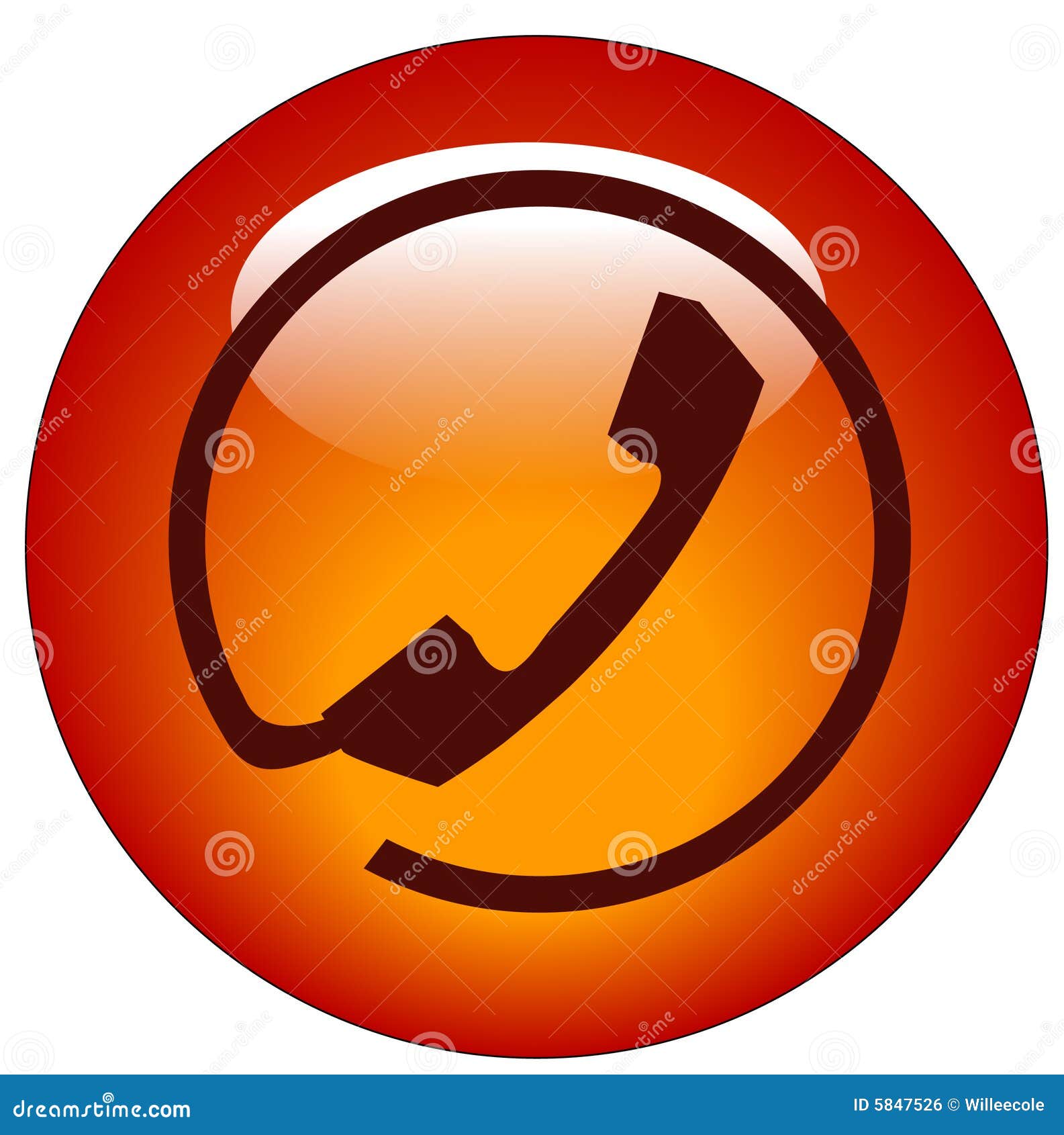 De Aansluting Van De Telefoon Pictogram Vector Illustratie ...