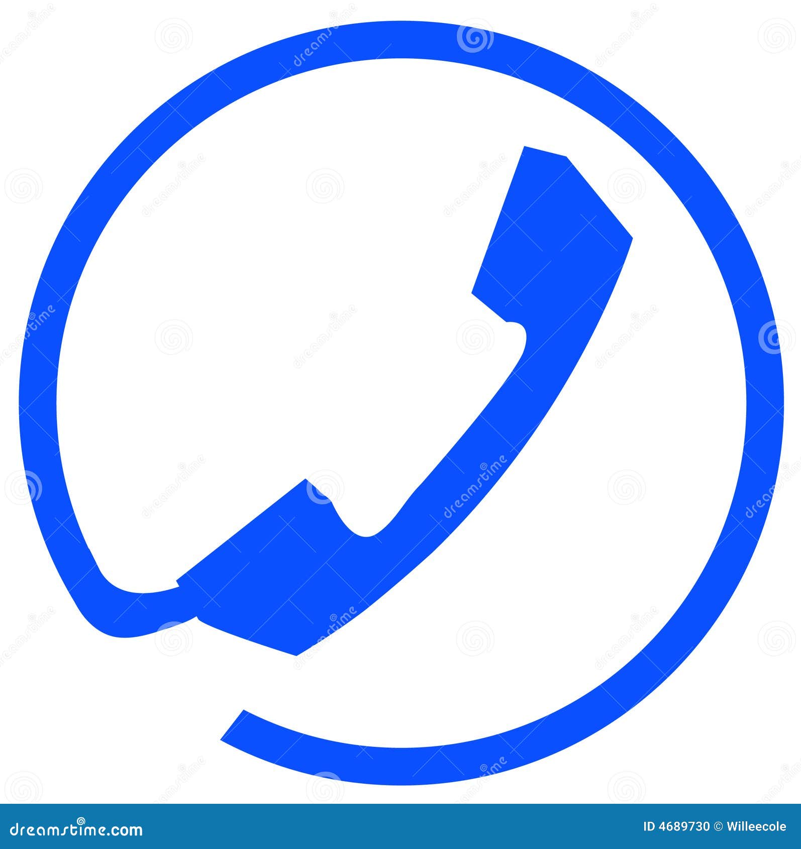 De Aansluting Van De Telefoon Symbool Vector Illustratie - Illustration ...