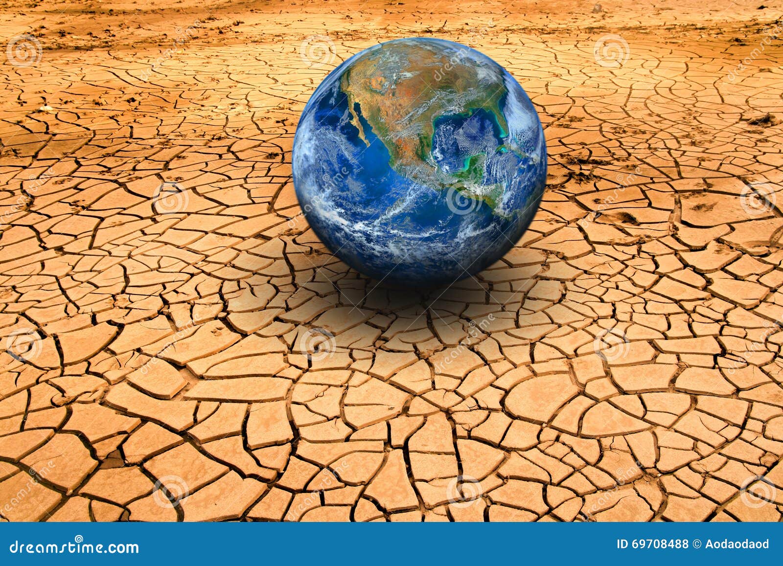 De Aarde Op Droge Grond Elements Van Dit Beeld Dat Door NAS Wordt ...