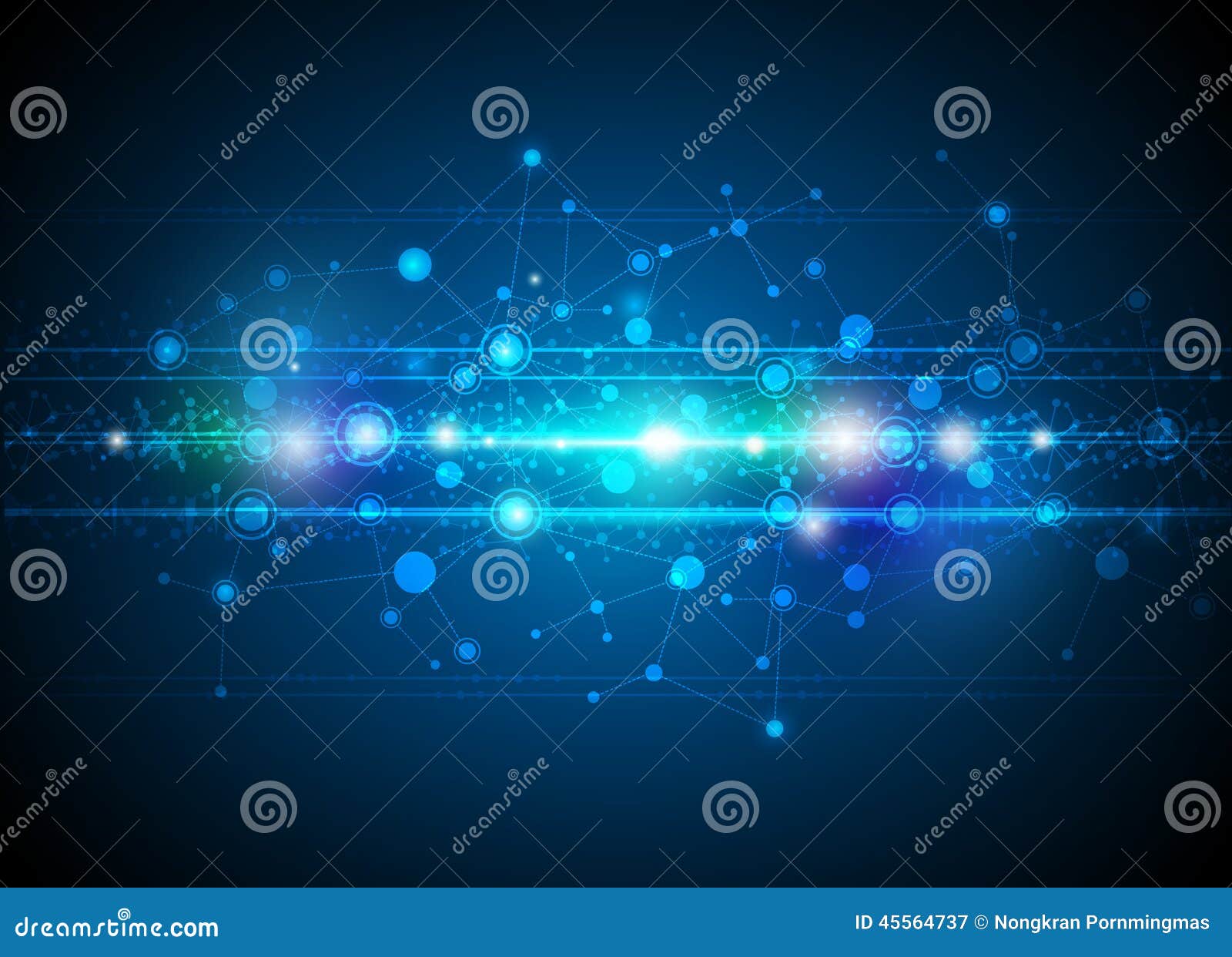 De Abstracte Achtergrond Van De Moleculestechnologie Vector Illustratie ...