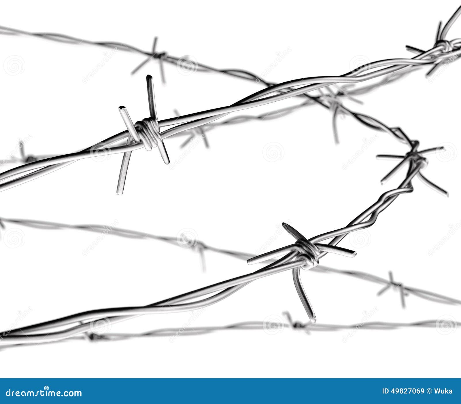 De Abstracte Illustratie Van Het Prikkeldraad Stock Afbeelding - Image ...