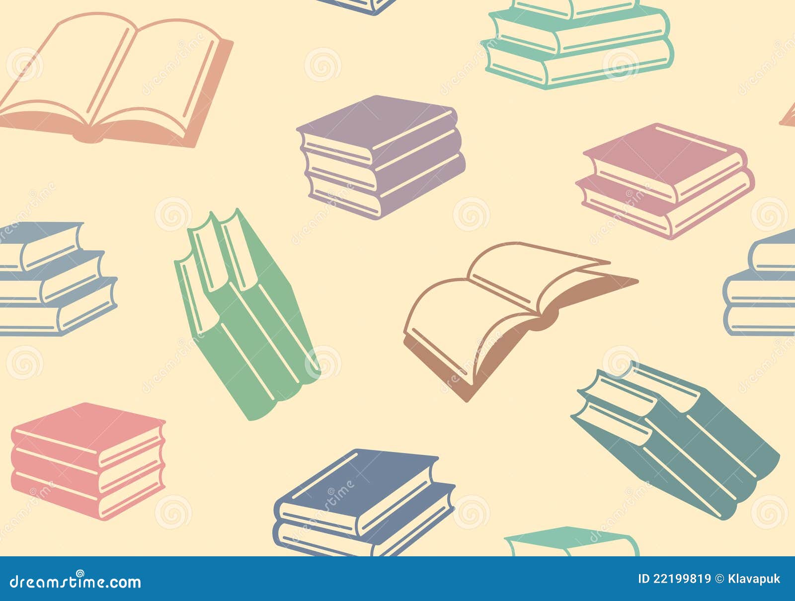 De achtergrond van boeken vector illustratie. Illustration of studies ...