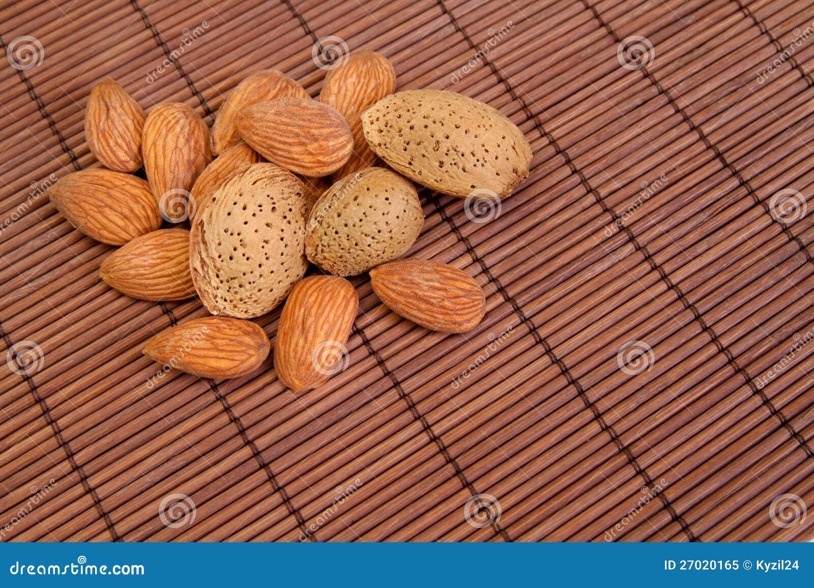 De Achtergrond Van De Amandel Stock Afbeelding - Image of noot, zaad ...