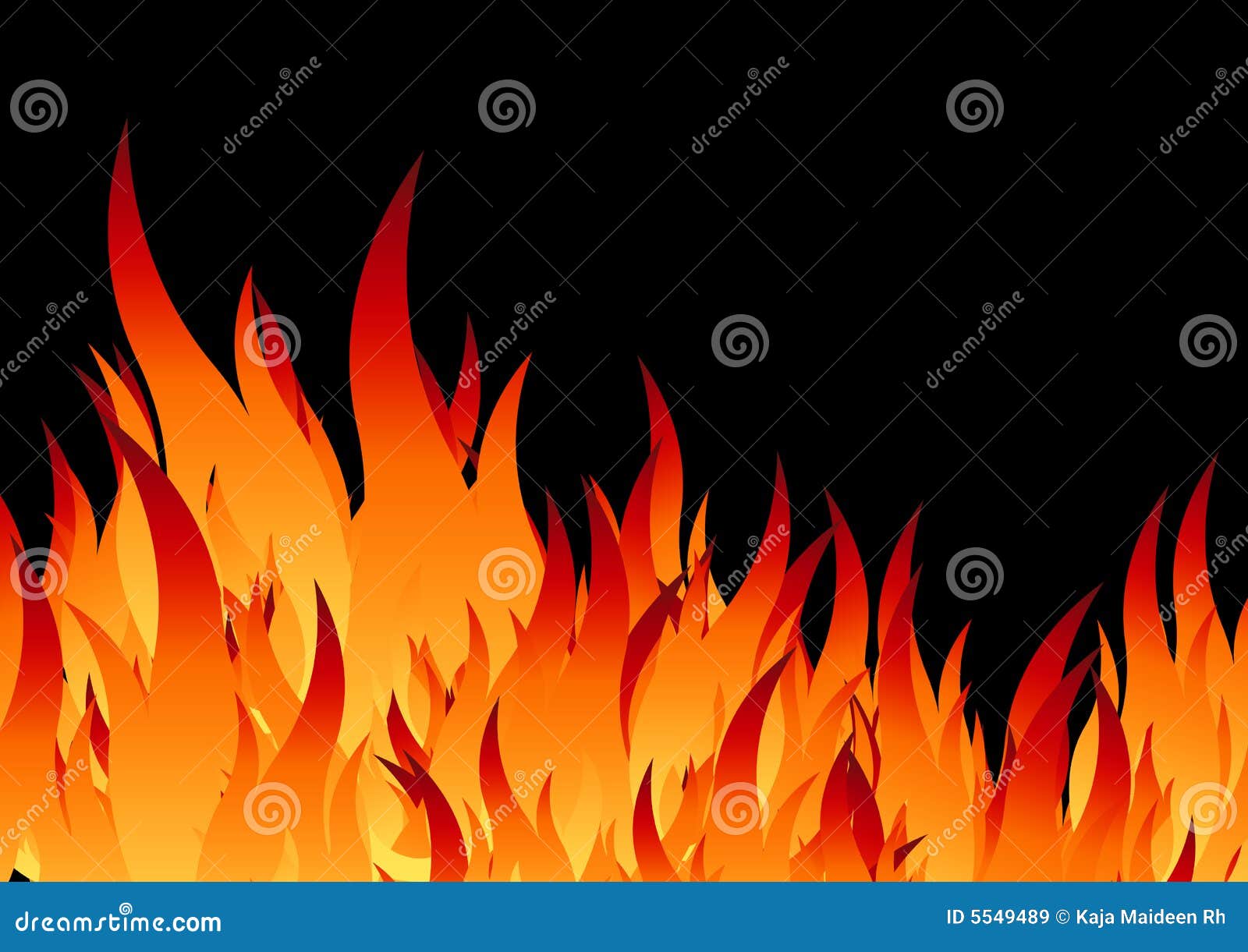 De Achtergrond Van De Brand Stock Illustratie - Illustration of element ...