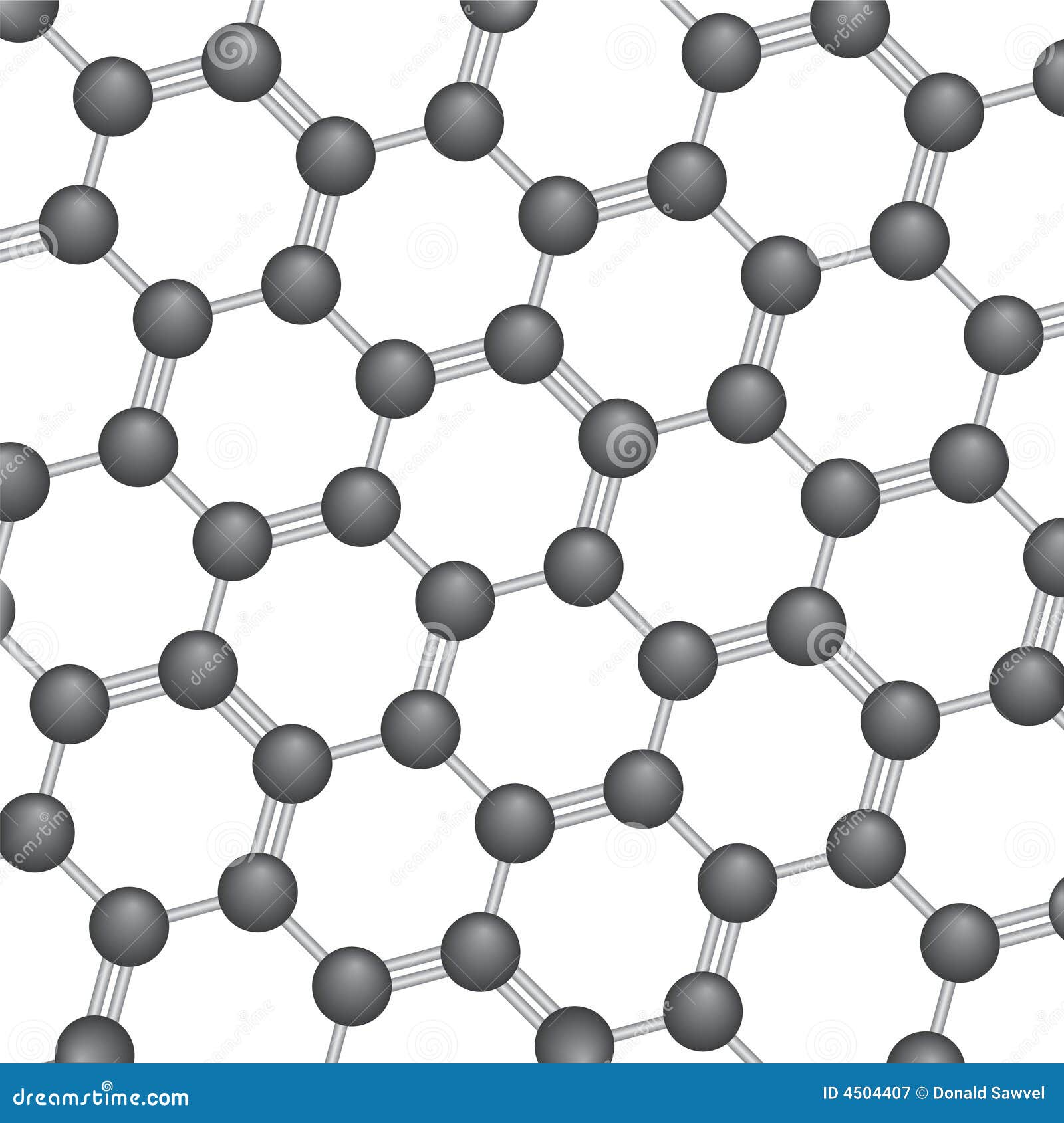 De Achtergrond Van De Molecule Van De Koolstof Vector Illustratie ...