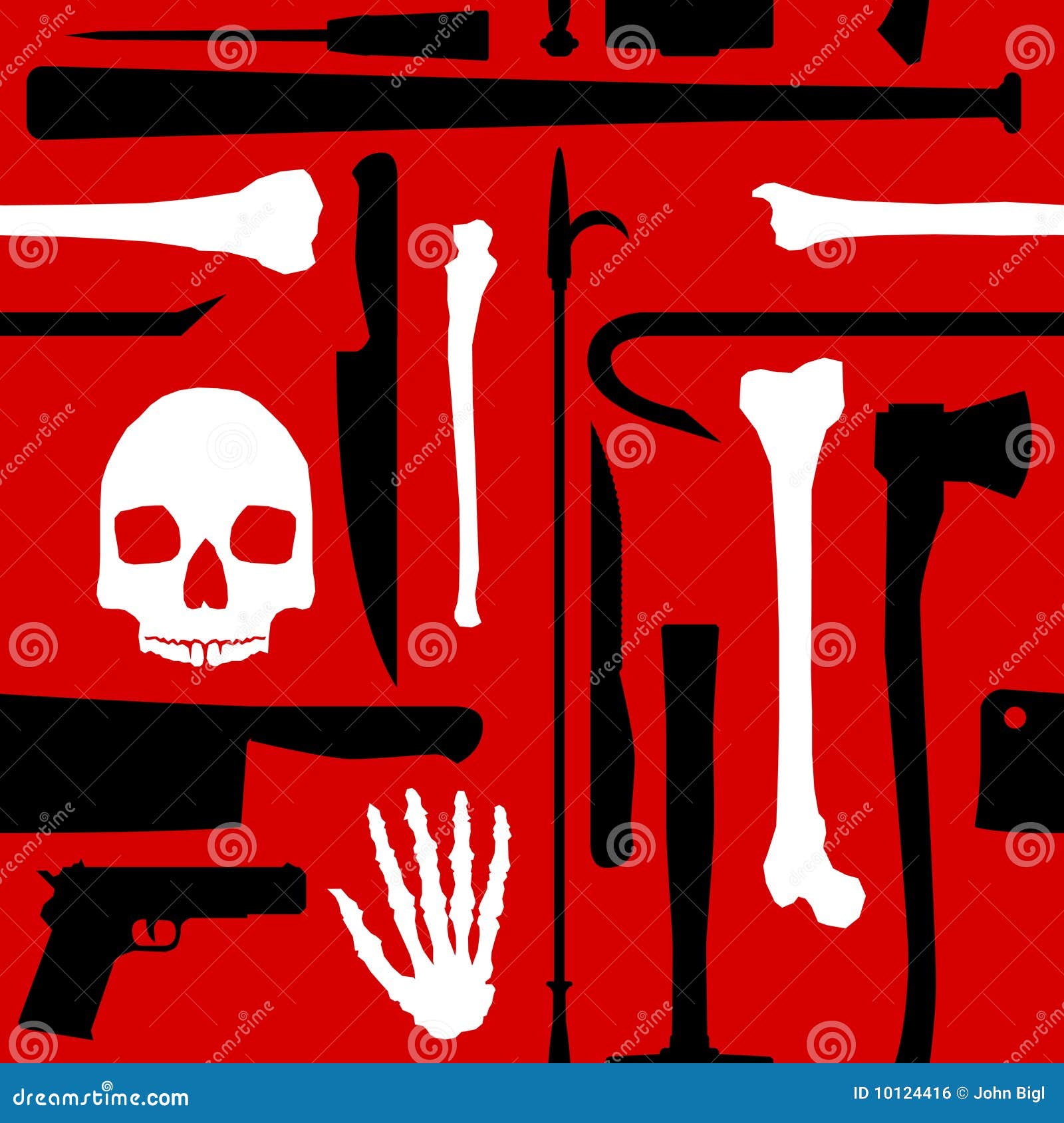 De Achtergrond Van De Moord Vector Illustratie - Illustration of ...