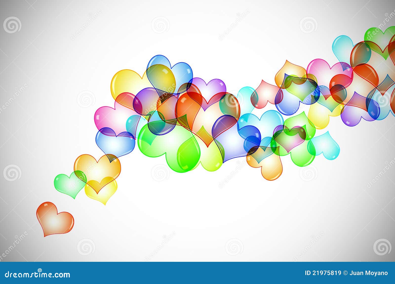 De achtergrond van harten stock illustratie. Illustration of viering ...