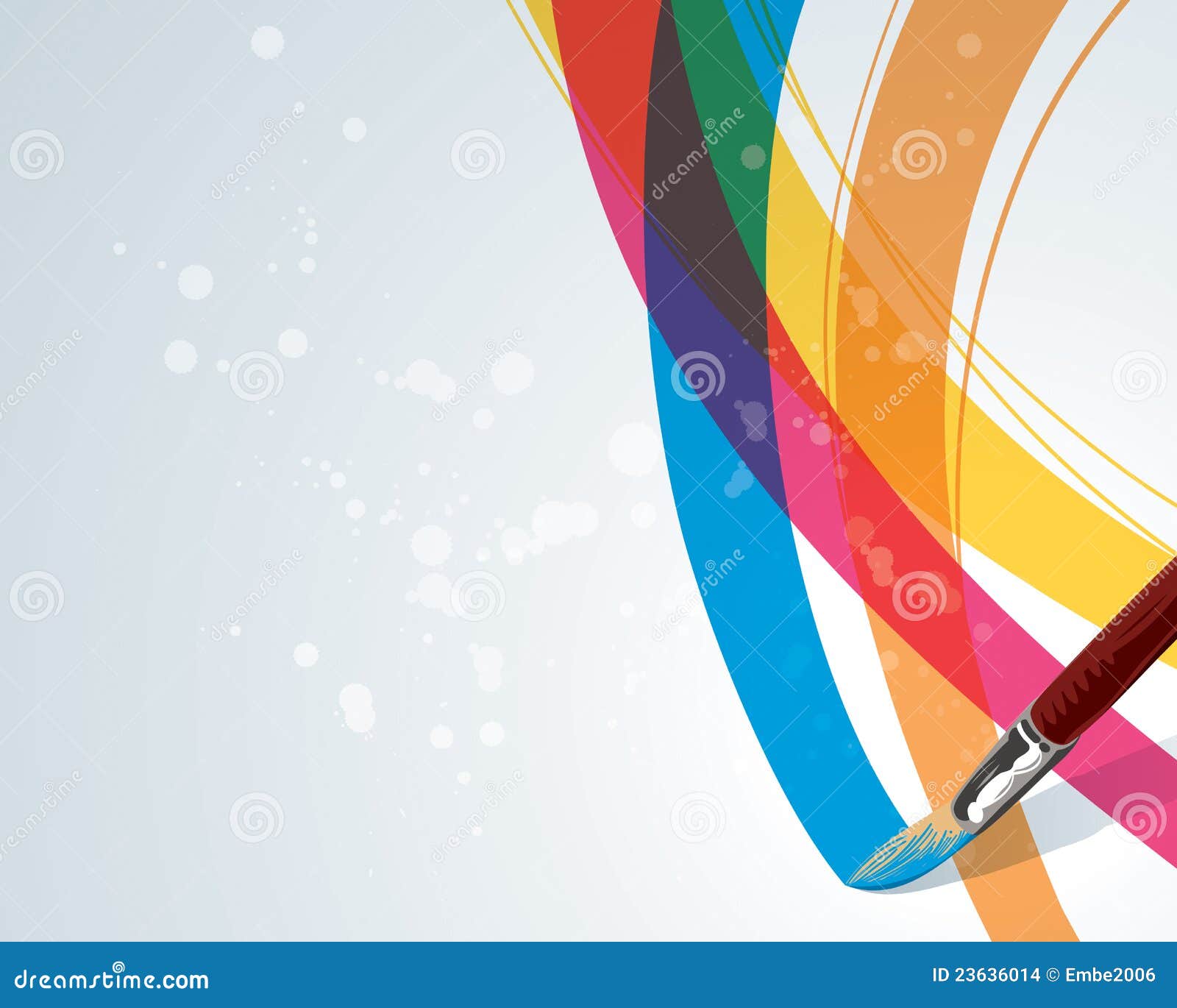 De Achtergrond Van Het Penseel Vector Illustratie - Illustration of ...