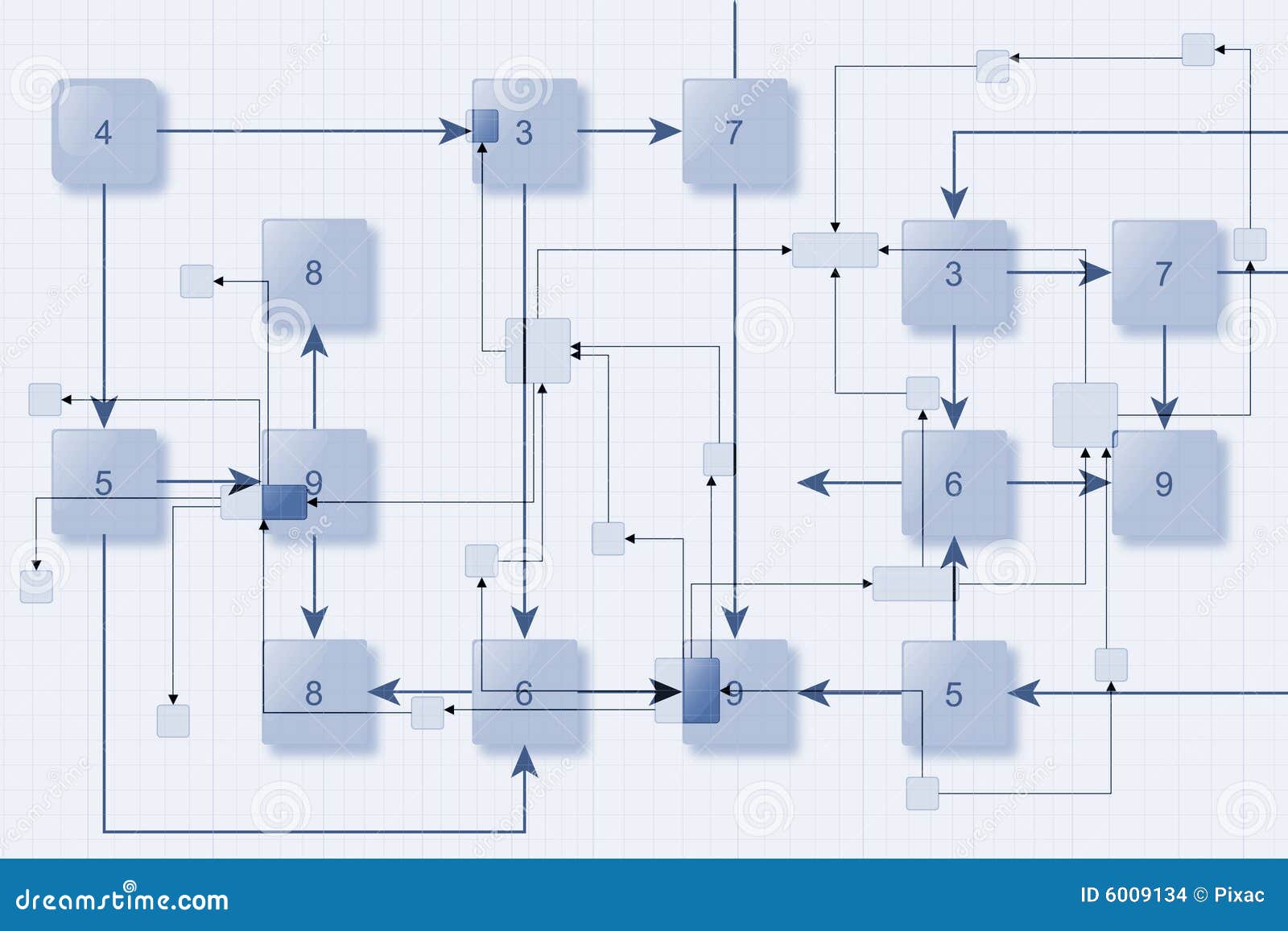 De Achtergrond Van Het Schakelschema Stock Illustratie - Illustration ...