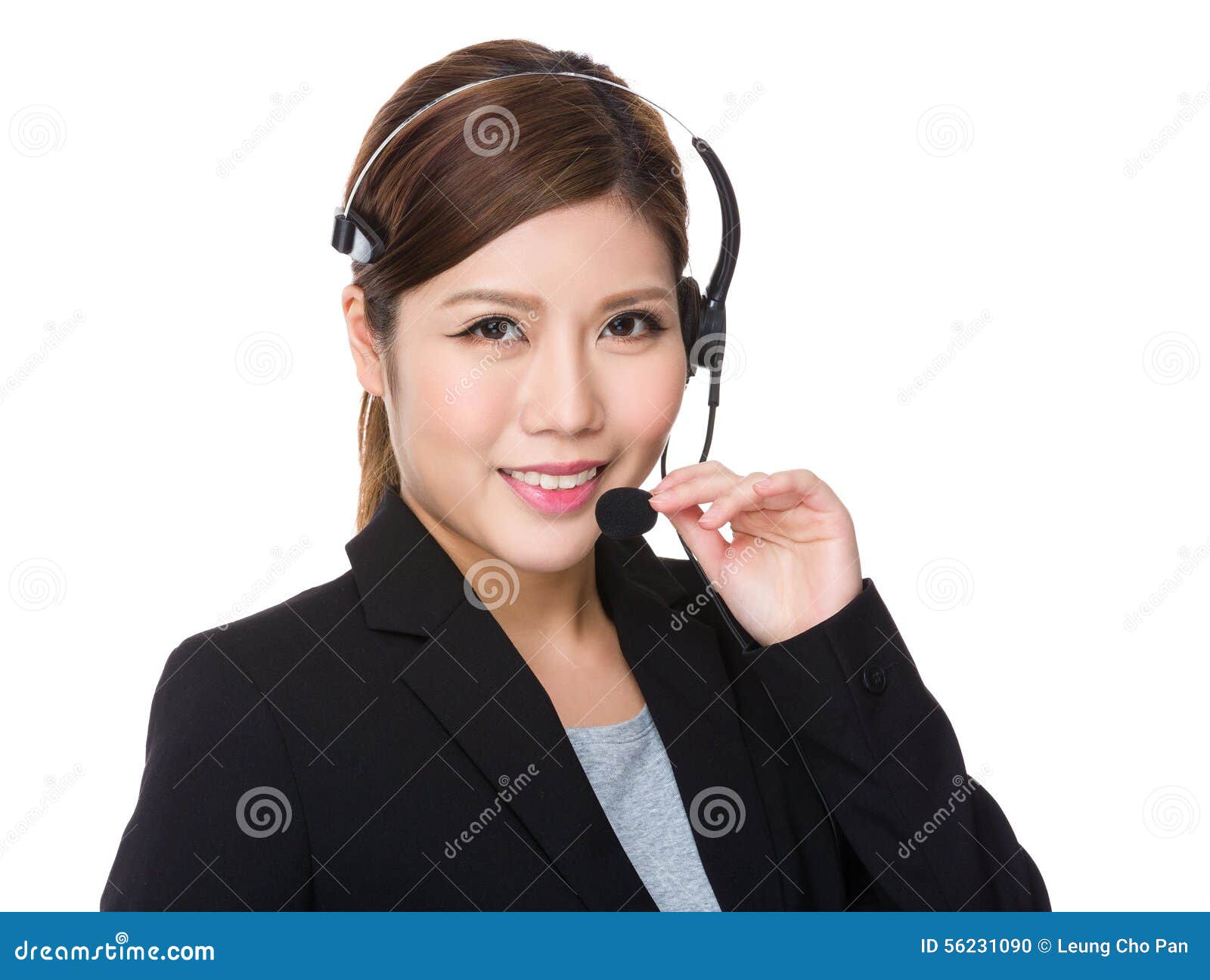 De Ambtenaar Van De Klantendiensten Stock Foto - Image of mensen, azië ...