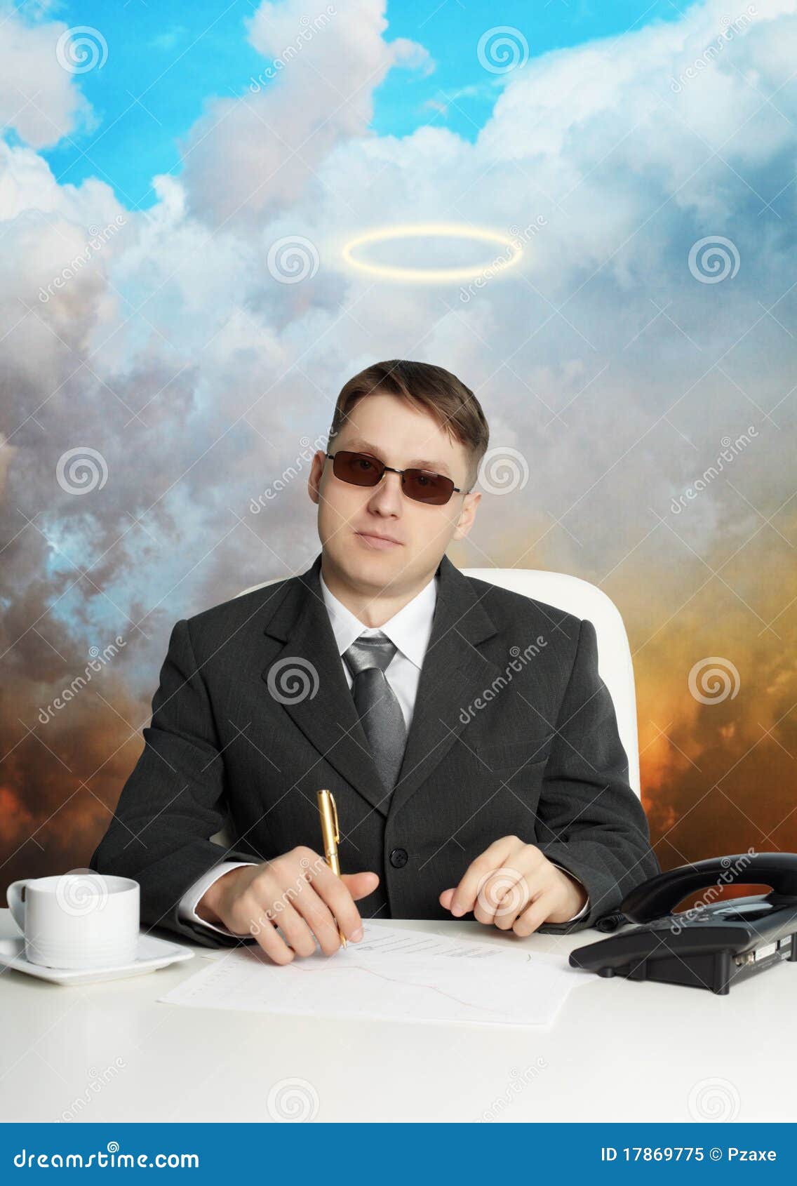 De Ambtenaar Van De Overheid - Bijna Een God Stock Afbeelding - Image ...