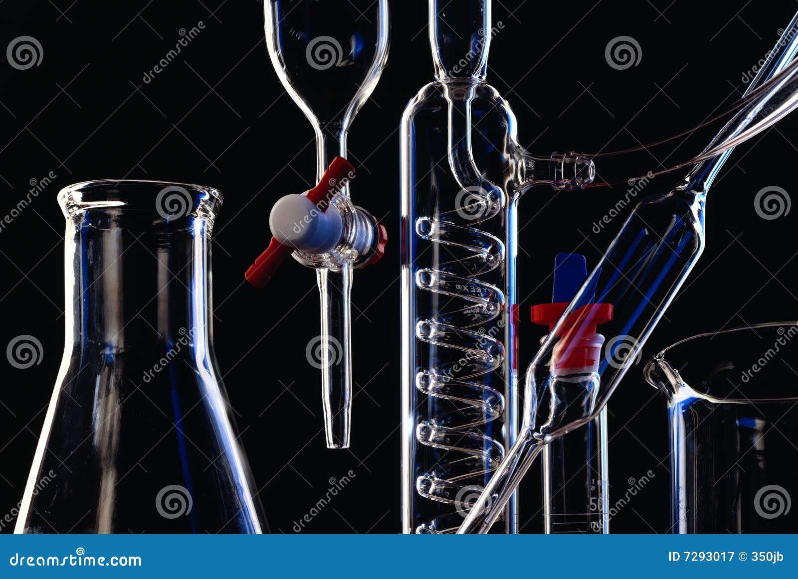 De Apparatuur Van De Chemie Stock Afbeelding - Image of chemisch ...