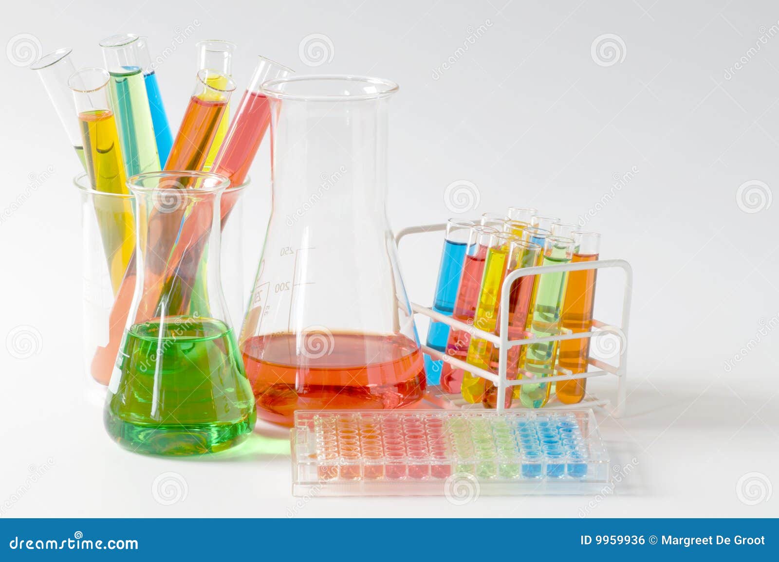 De Apparatuur Van Het Laboratorium Stock Foto - Image of glaswerk ...
