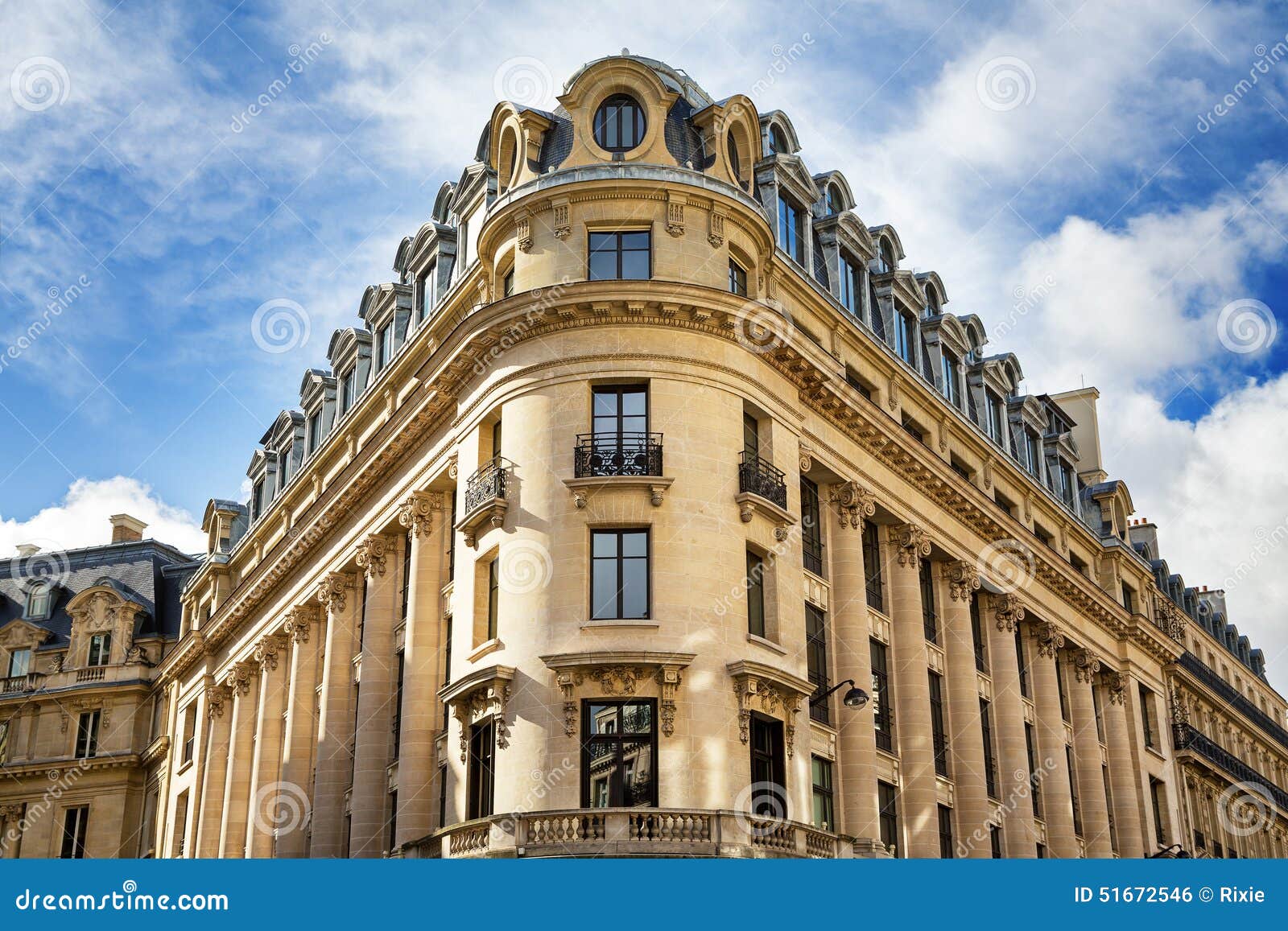 De Architectuur van Parijs stock foto. Image of europa - 51672546