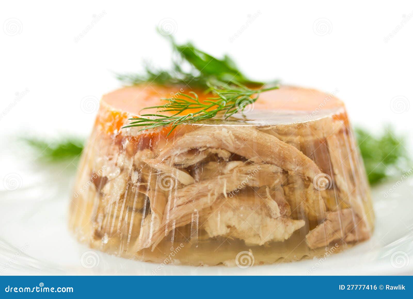 De aspic van het vlees stock foto. Image of gelatine - 27777416