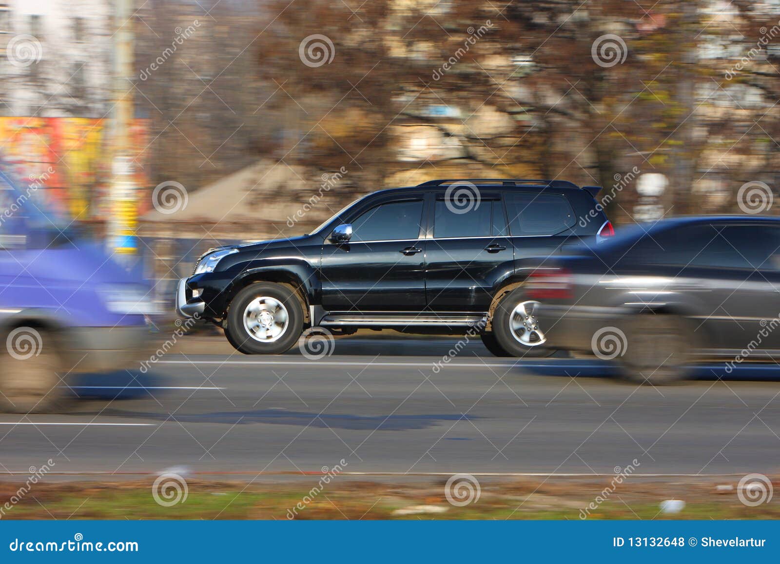 De auto van de snelheid stock foto. Image of achtervolging - 13132648