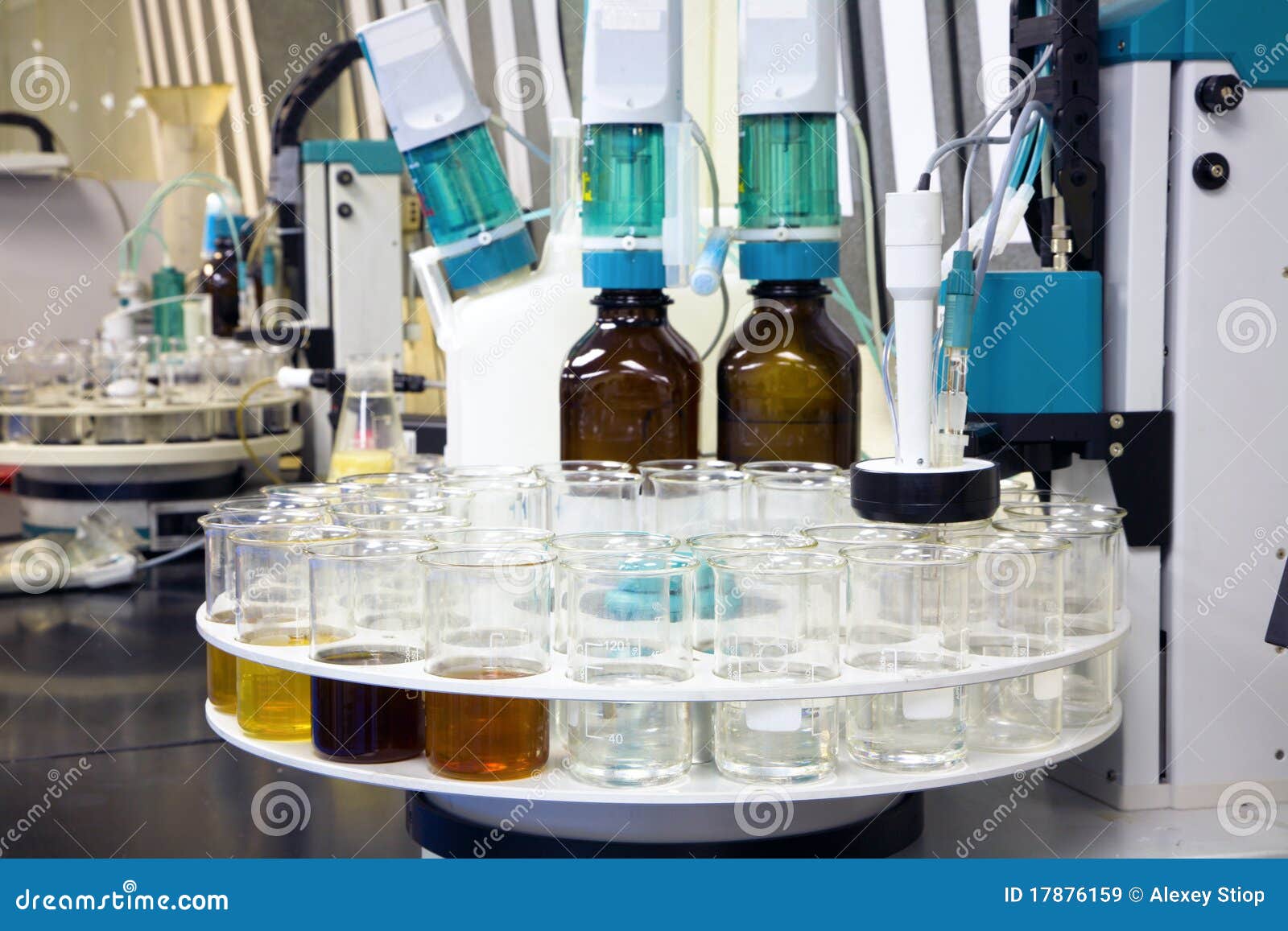 De Automatisering Van Het Laboratorium Stock Afbeelding - Image of ...