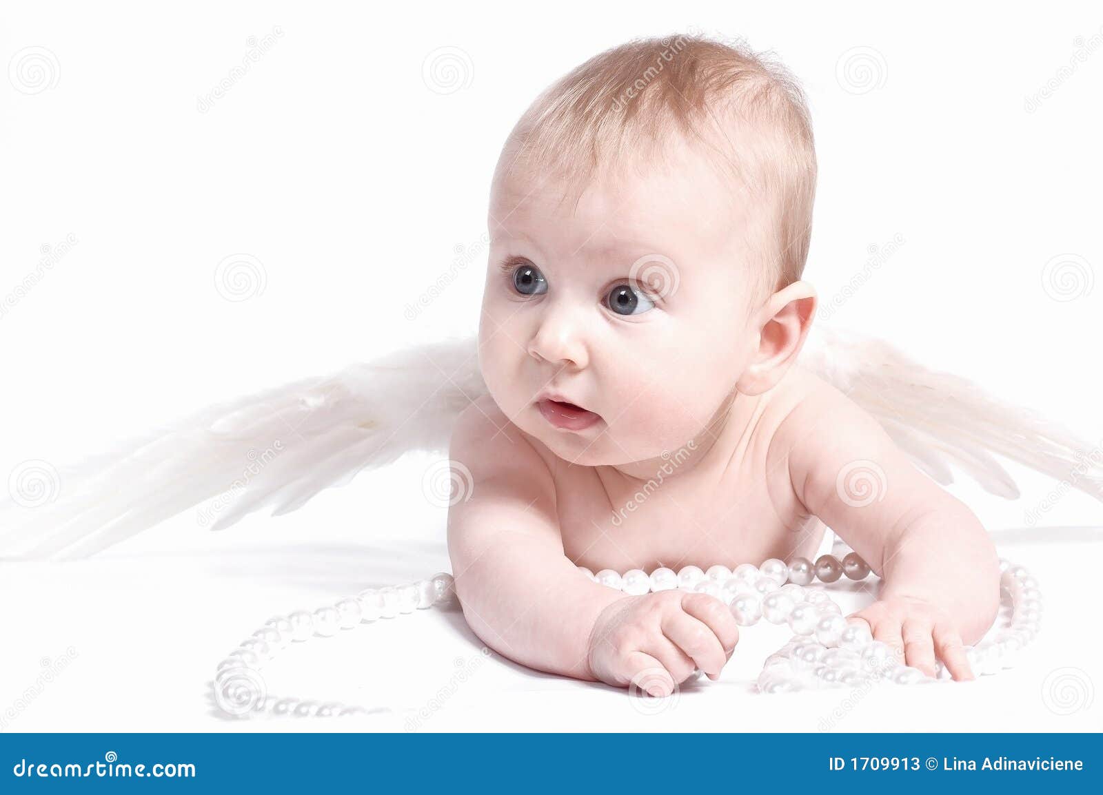 De baby van de engel stock afbeelding. Image of vleugel - 1709913