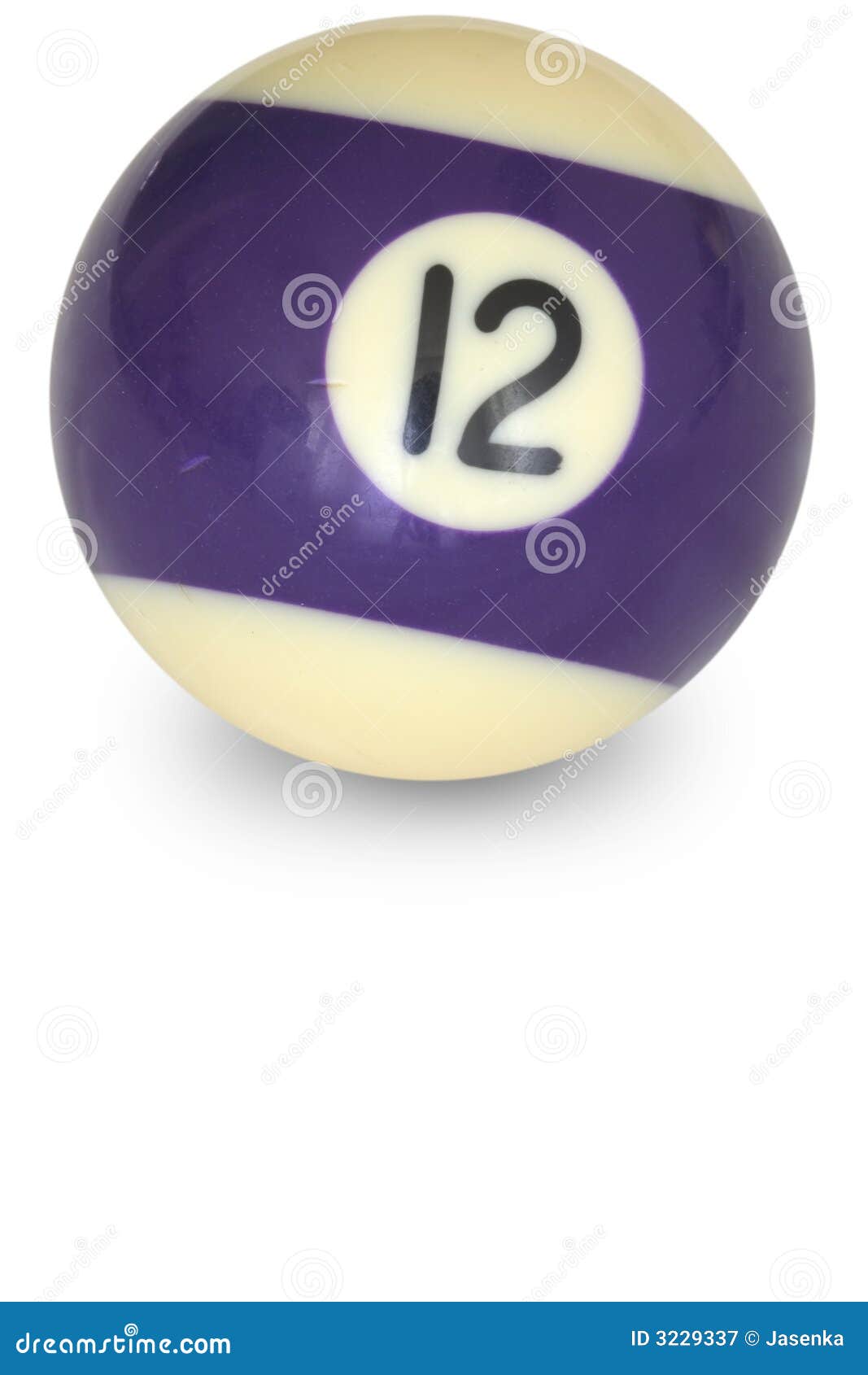 De Bal Nummer 12 Van De Pool Stock Afbeelding - Image of sport, snooker ...
