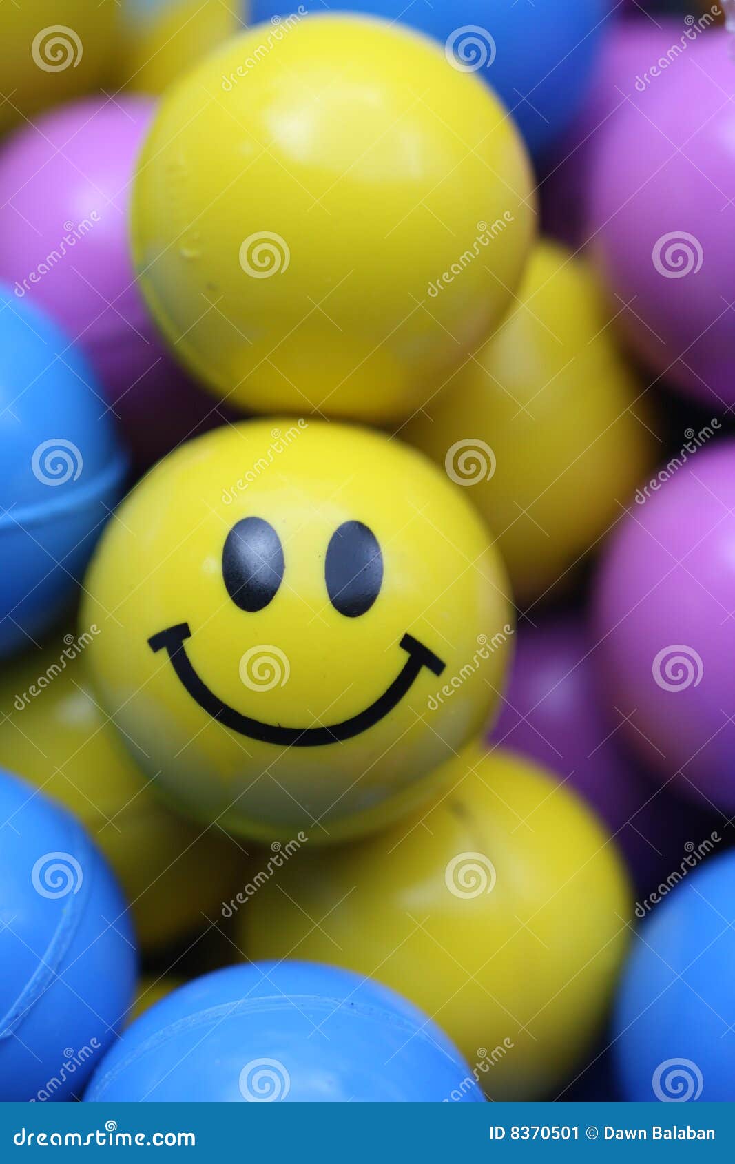 Smiley Face Ball Picture. Image: 8370501
